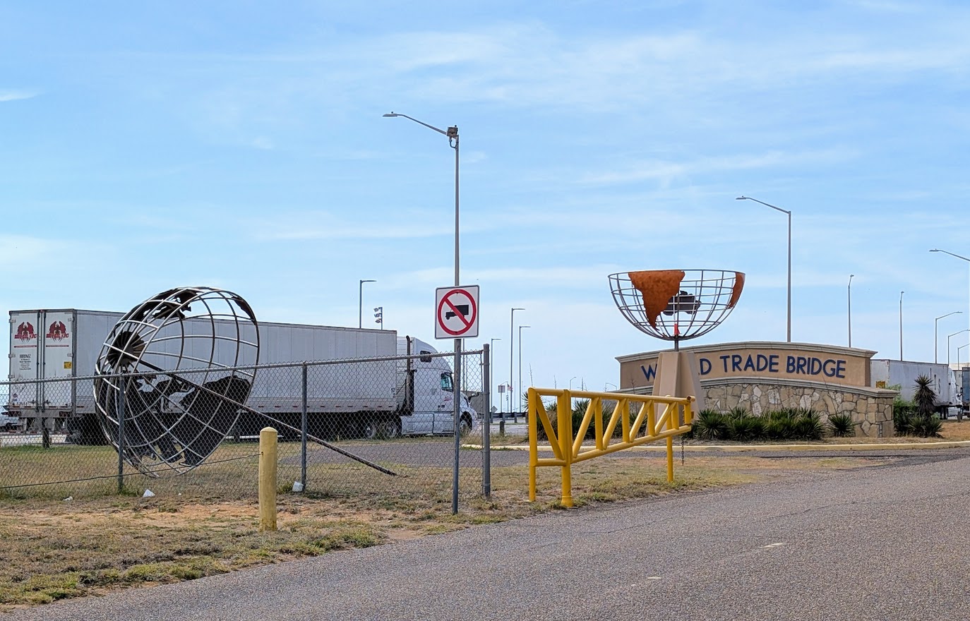 Laredo's World Trade Bridge sign repair underway, city confirms
