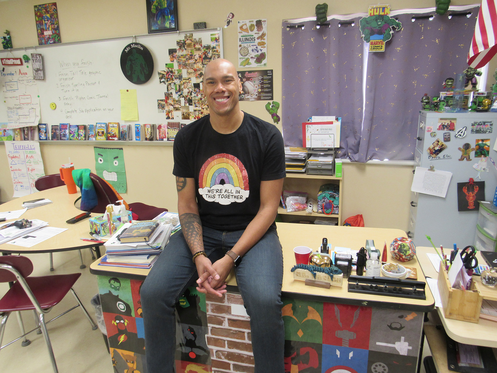 Troy IL teacher Jason Maclin in the running for top taward