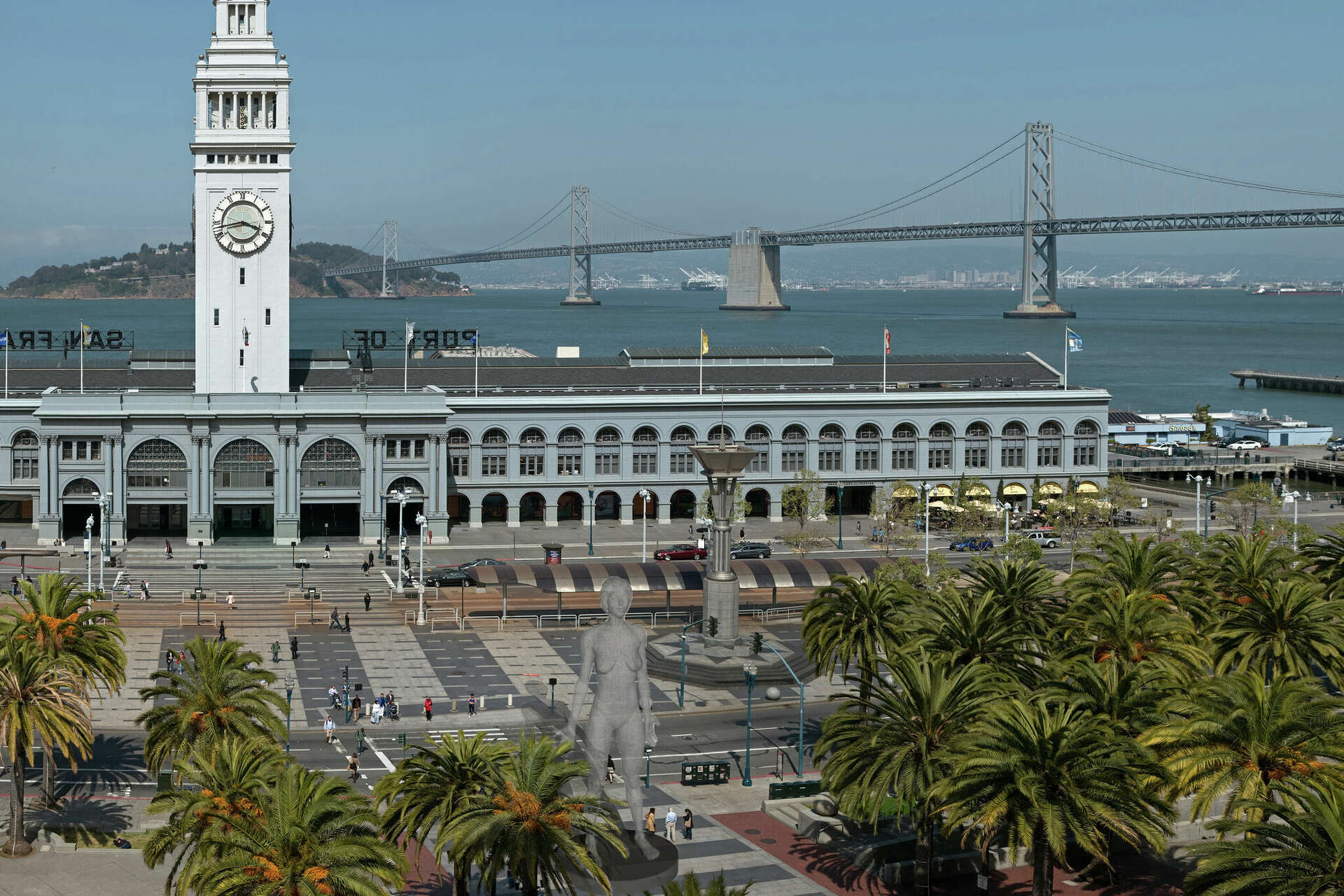 45-foot-tall nude woman sculpture is headed for S.F. Embarcadero
