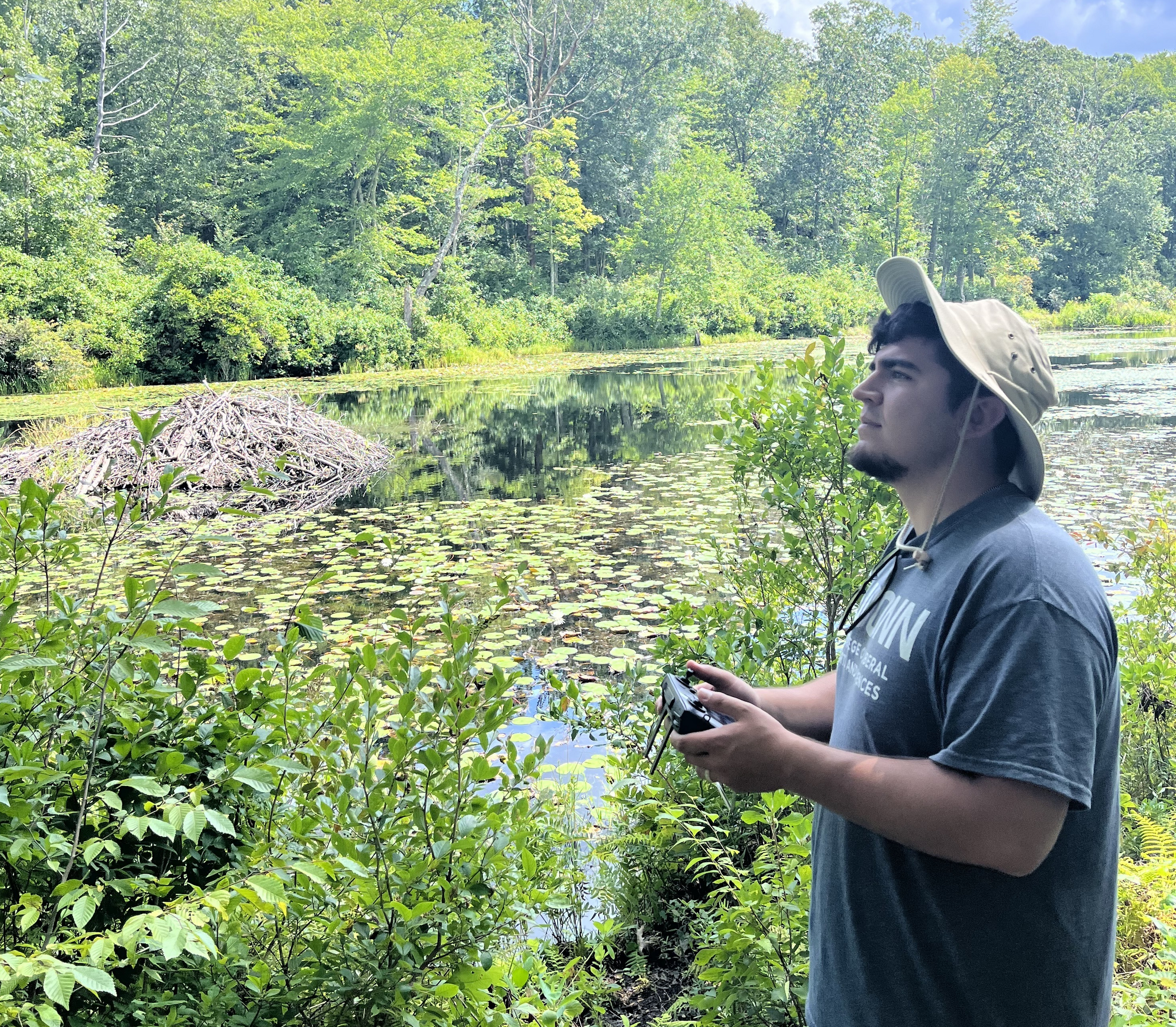 How a UConn student is using AI to help map Connecticut's beaver dens