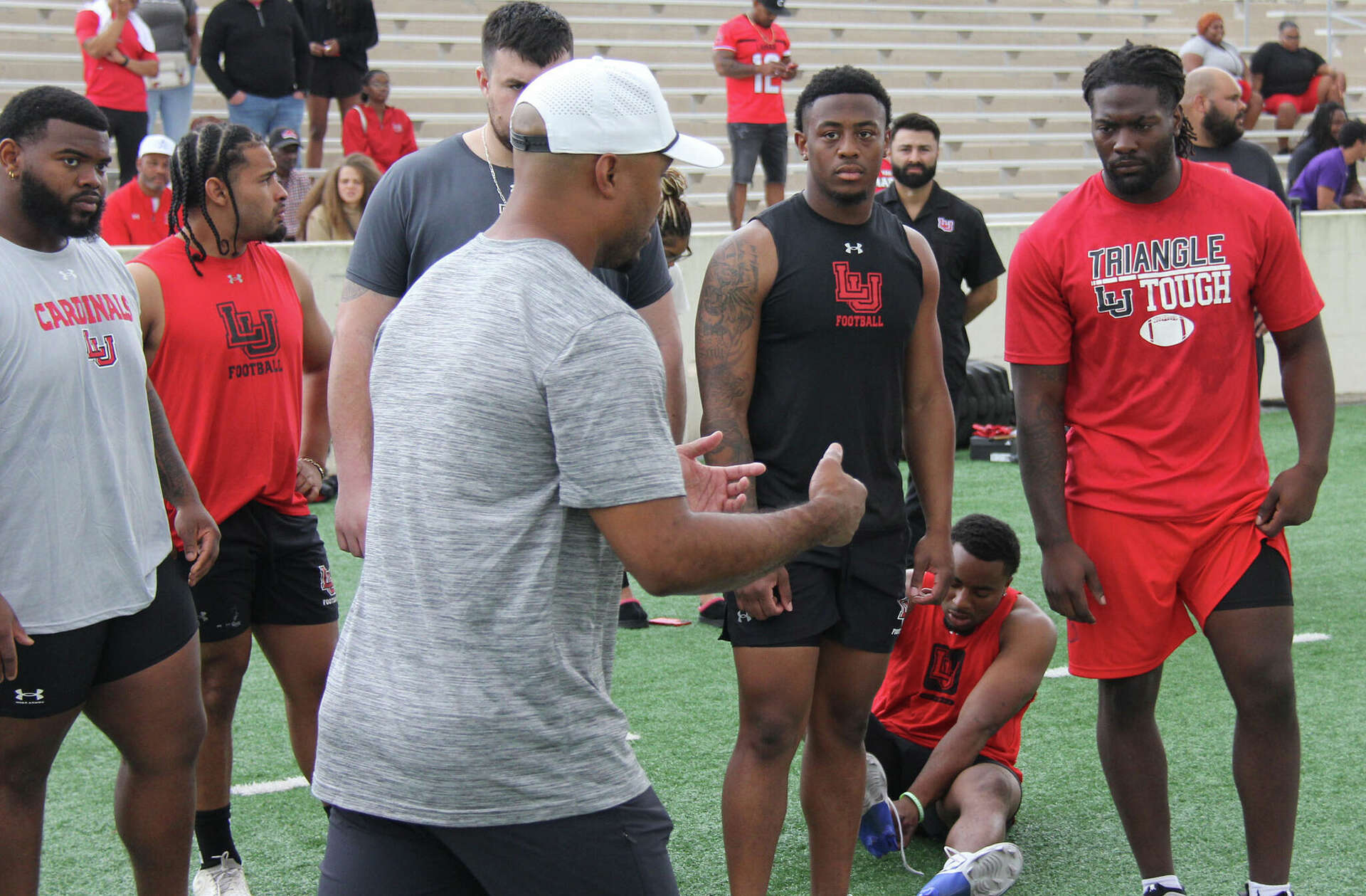 Lamar University football holds Pro Day to showcase players