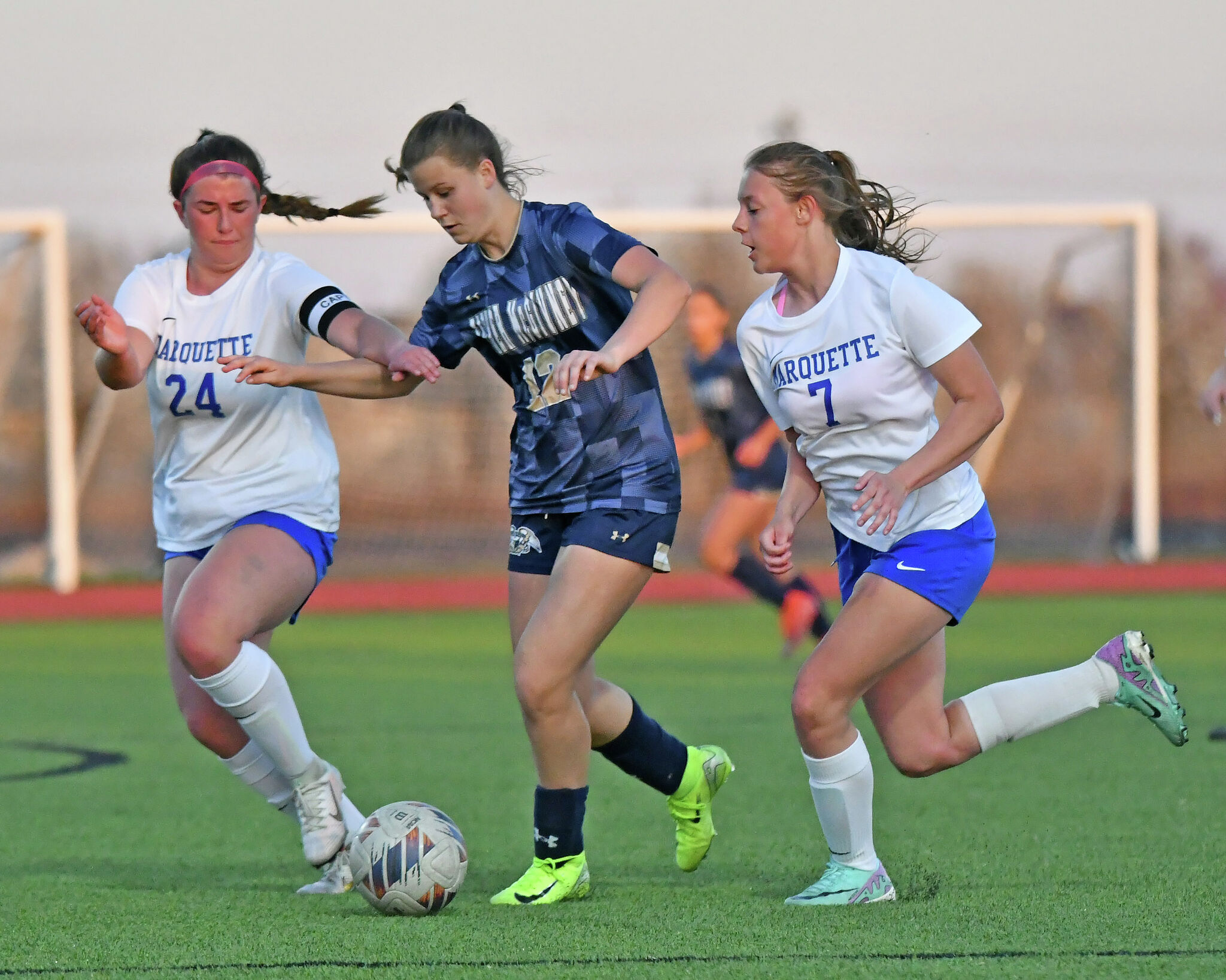 Natalie Beck surpasses 50 career goals in Father McGivney's win