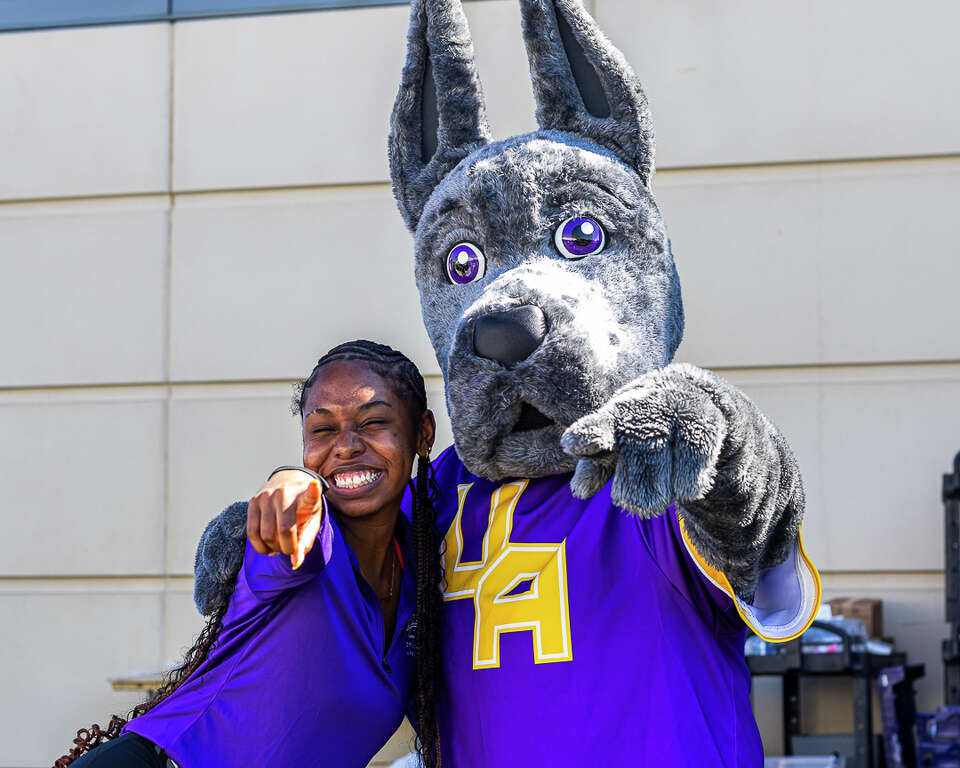 UAlbany's Damien wins SUNY's Mascot Madness