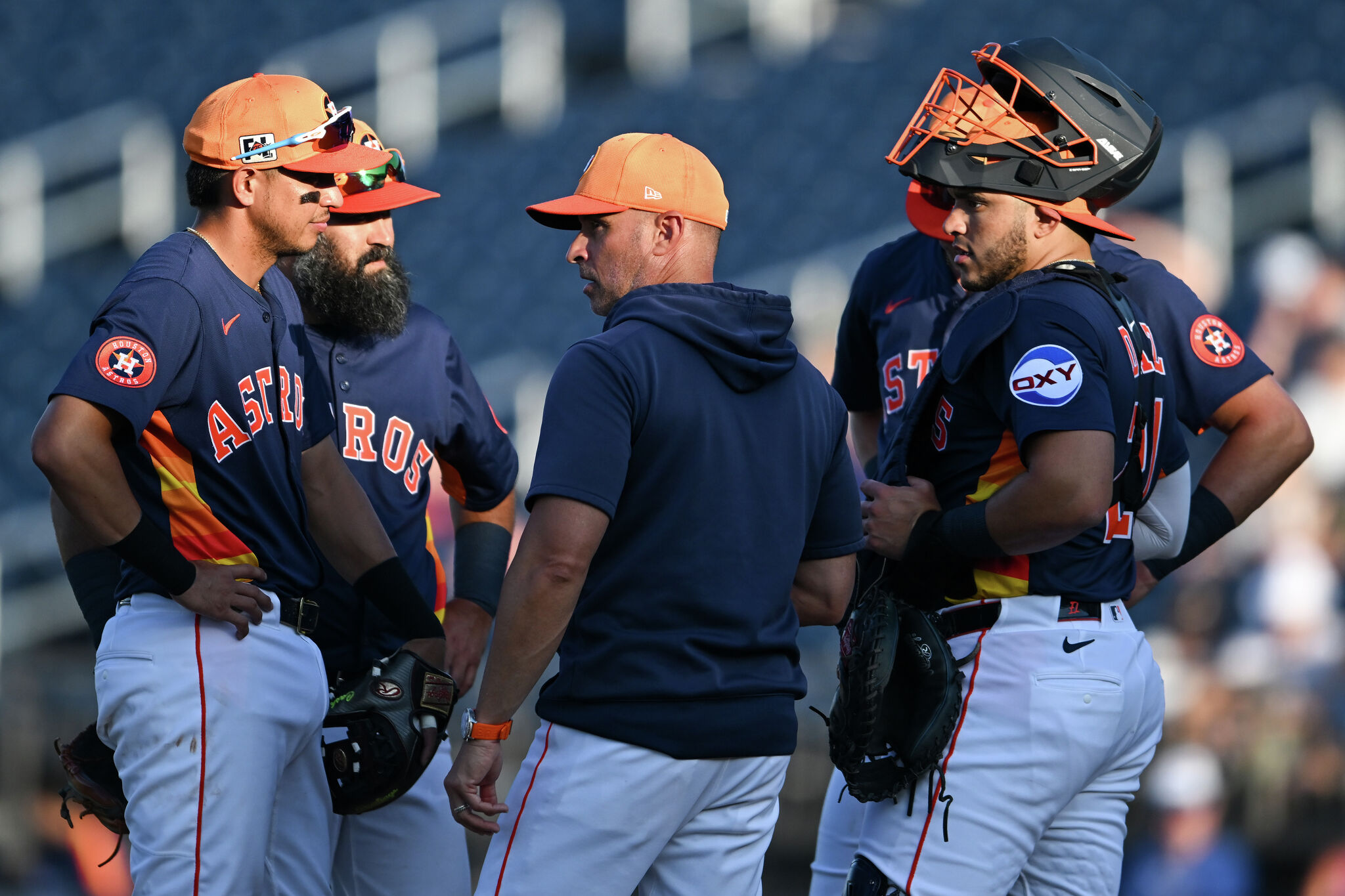 Astros slot three new faces into heart of order for Opening Day