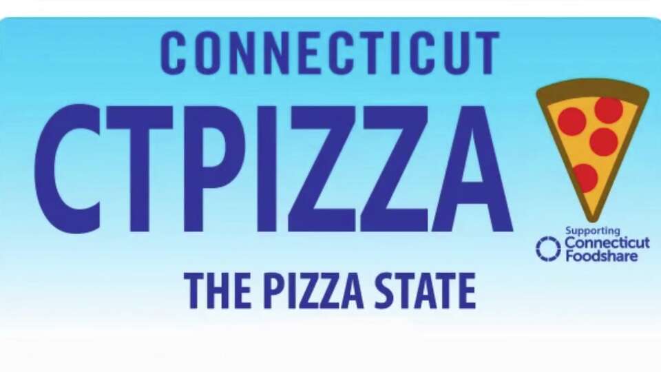 New CT 'Pizza State' license plate now available