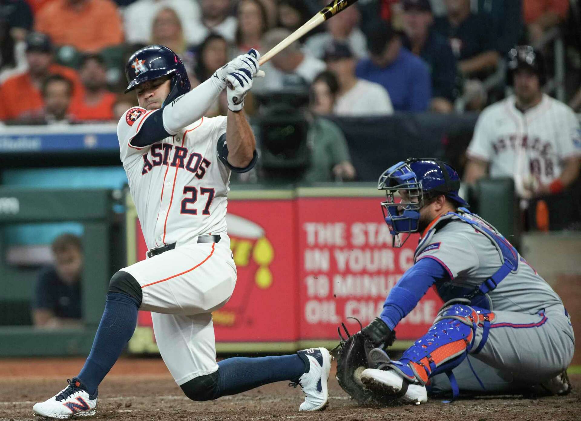 How did Jose Altuve’s first game in left field with the Astros go?