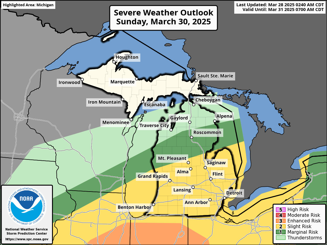 Large ice storm, severe weather set to impact Michigan this weekend