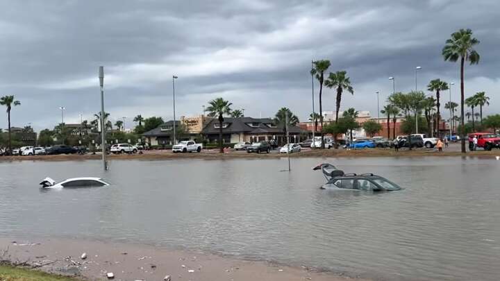Rio Grande Valley flooding submerges cars in record rainfall