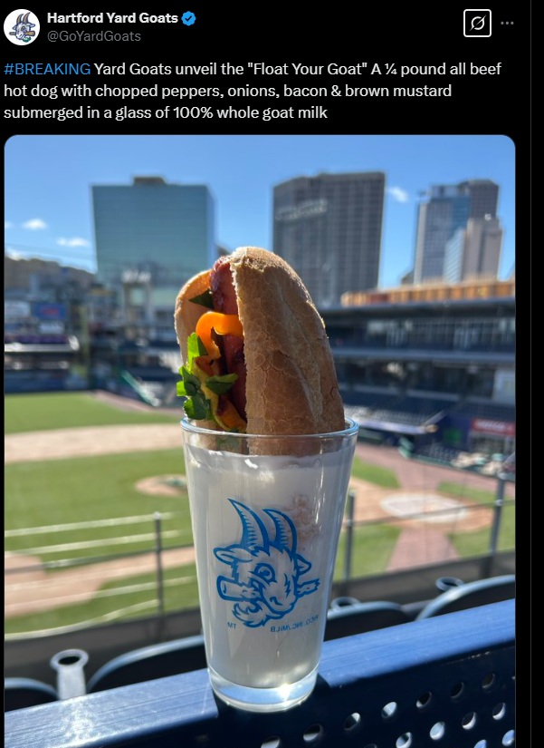 Yard Goats continue to hype the 'Float Your Goat' on April Fools' Day