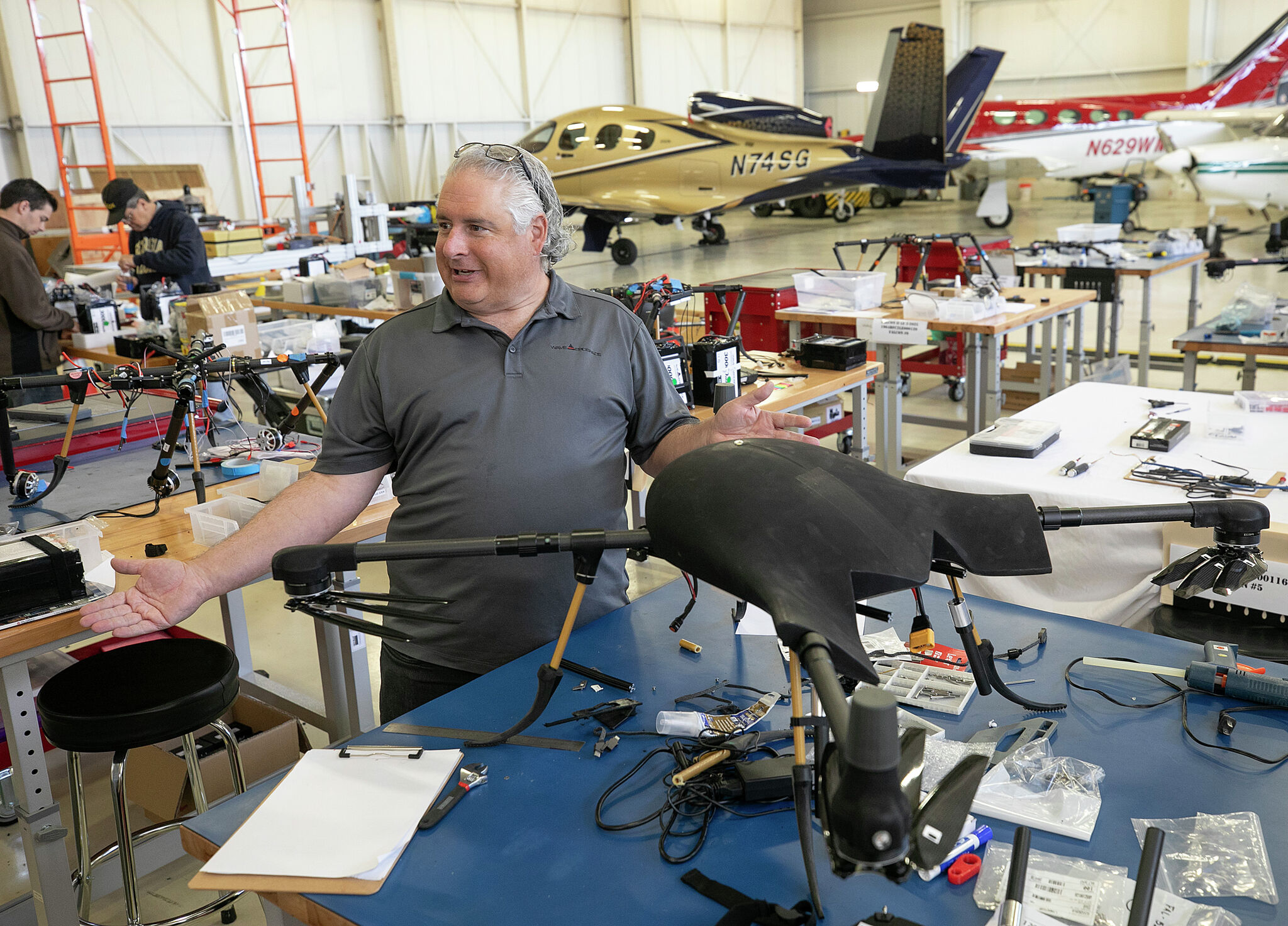 CT WaveAerospace designs drones for rescue, military and weather use