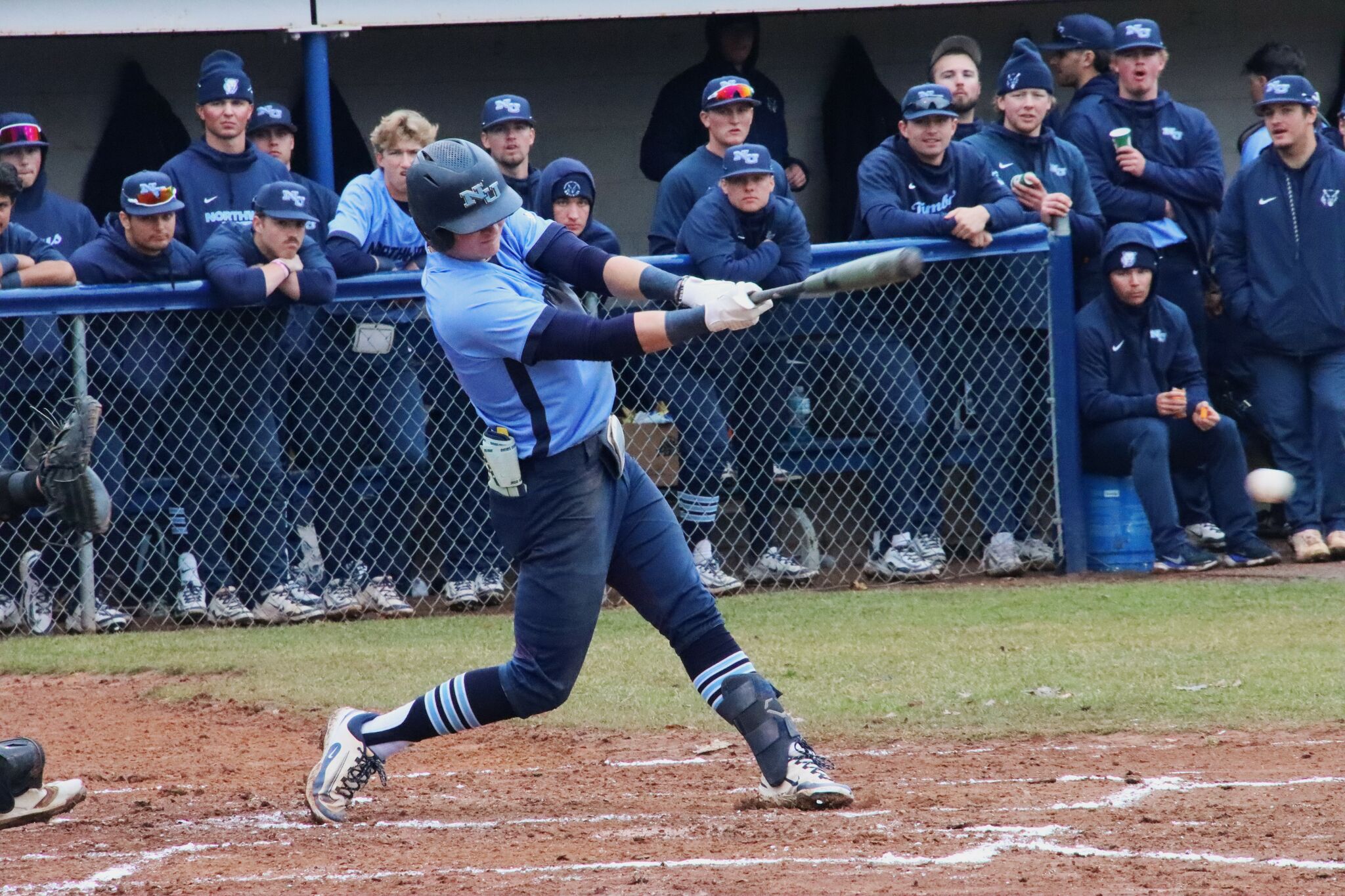 NU baseball sets more records with sweep