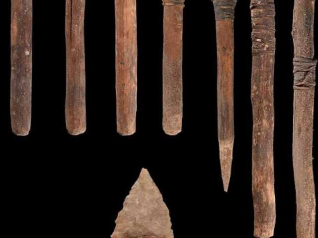 Trove of ancient weapons found in Texas' Big Bend