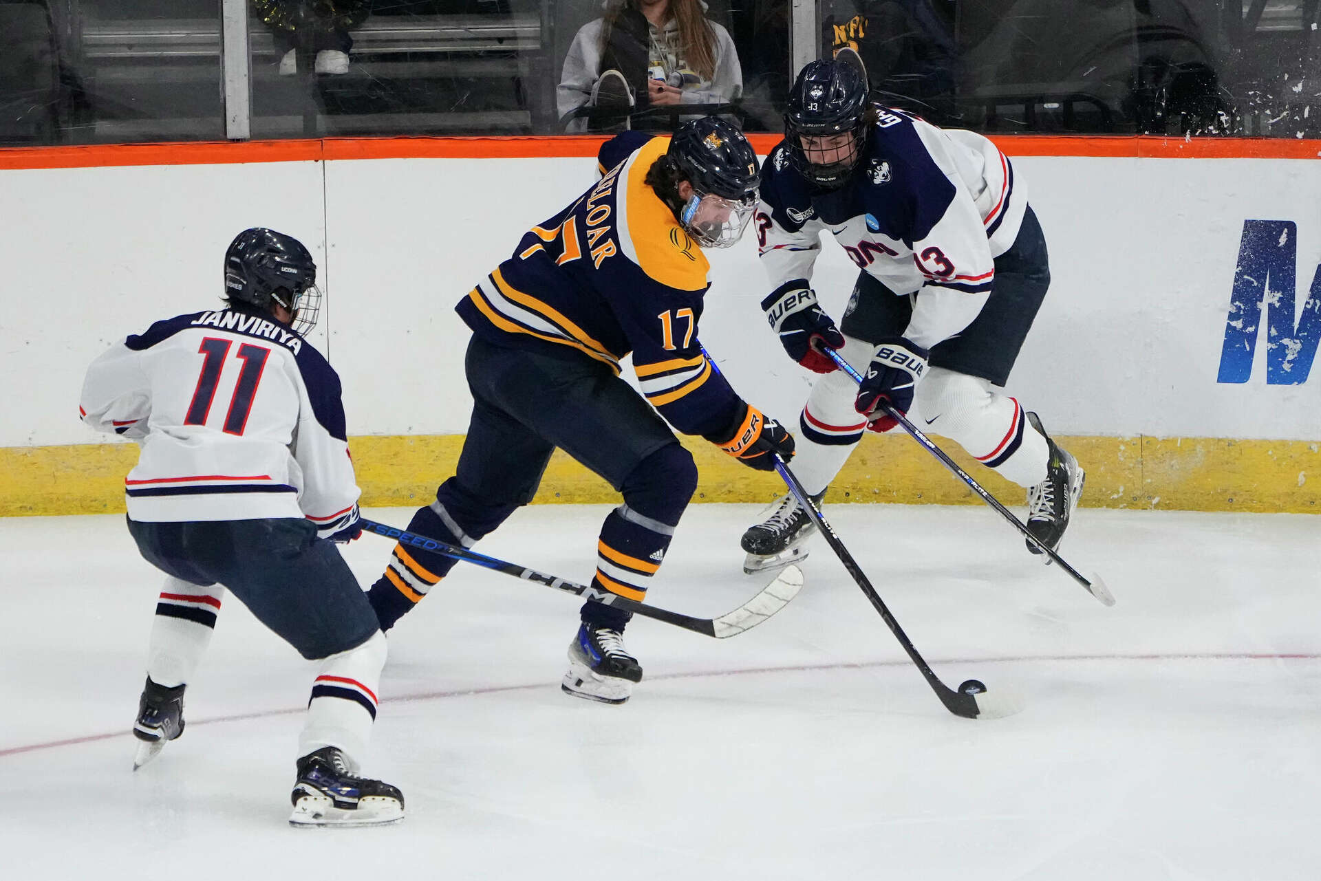 UConn ice hockey tops Quinnipiac in NCAA tournament opener