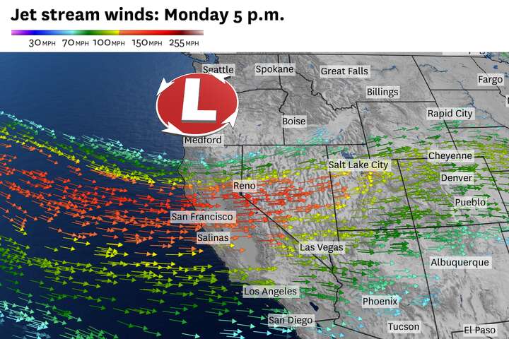 Sierra storm to bring up to 5 feet of snow, 100 mph winds to Tahoe