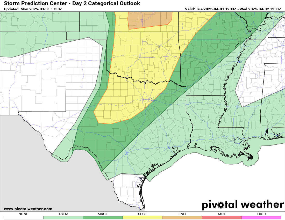 Parts of Texas at risk for severe storms this week. Is Houston next?