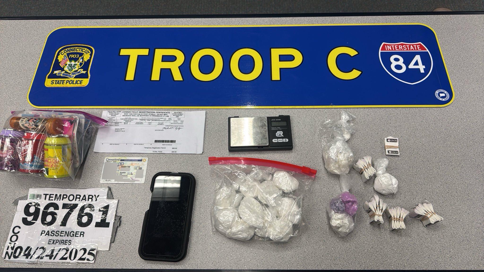 Vernon traffic stop leads to recovery of drugs, paraphernalia: Police