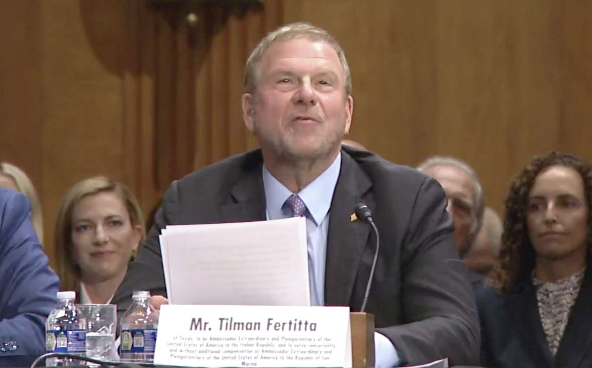 Tilman Fertitta calls ambassador role 'most important job of my life'