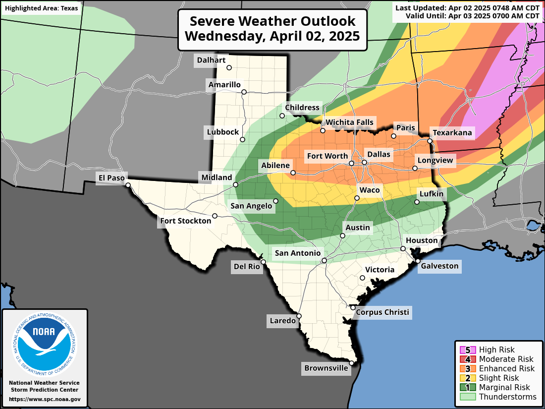 Texas to endure multiple rounds of severe storms. Here's when.