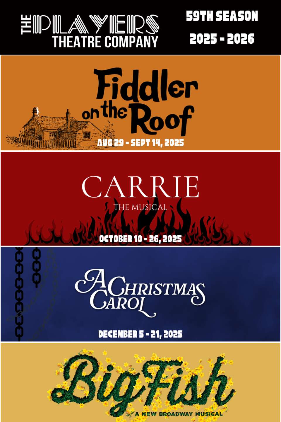 The Players, Stage Right announce 2025-26 season of shows in Conroe