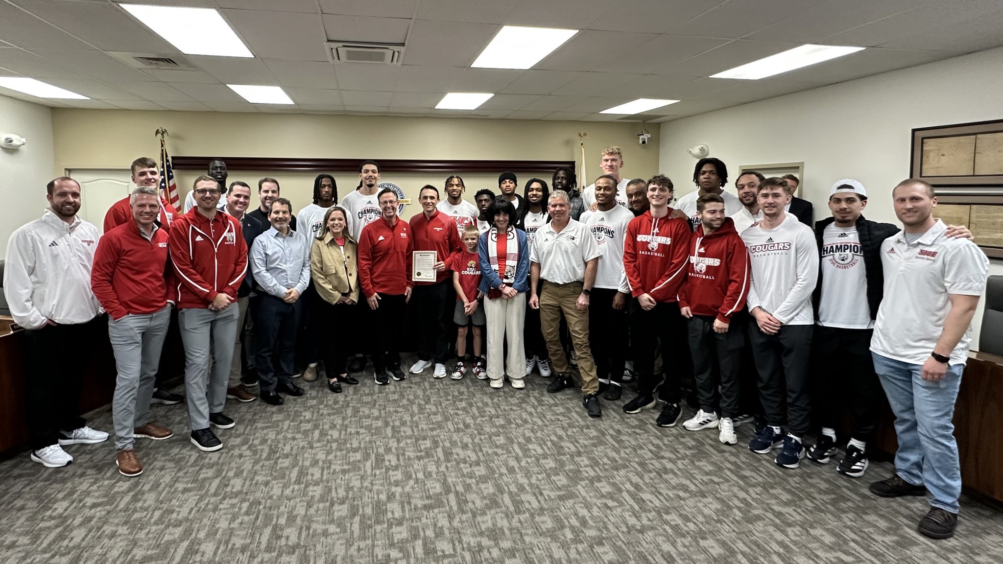 Edwardsville honors SIUE men's basketball team