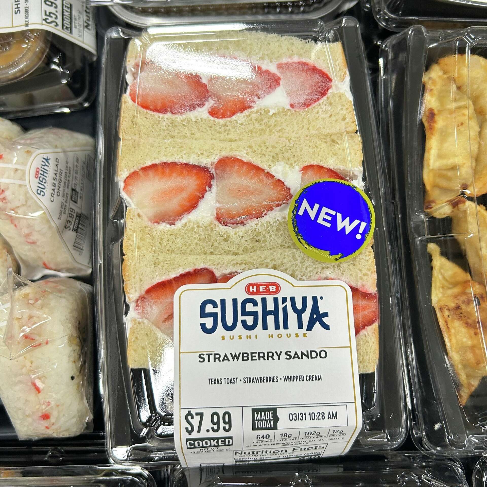 H-E-B adds new Japanese sandos to Sushiya offerings