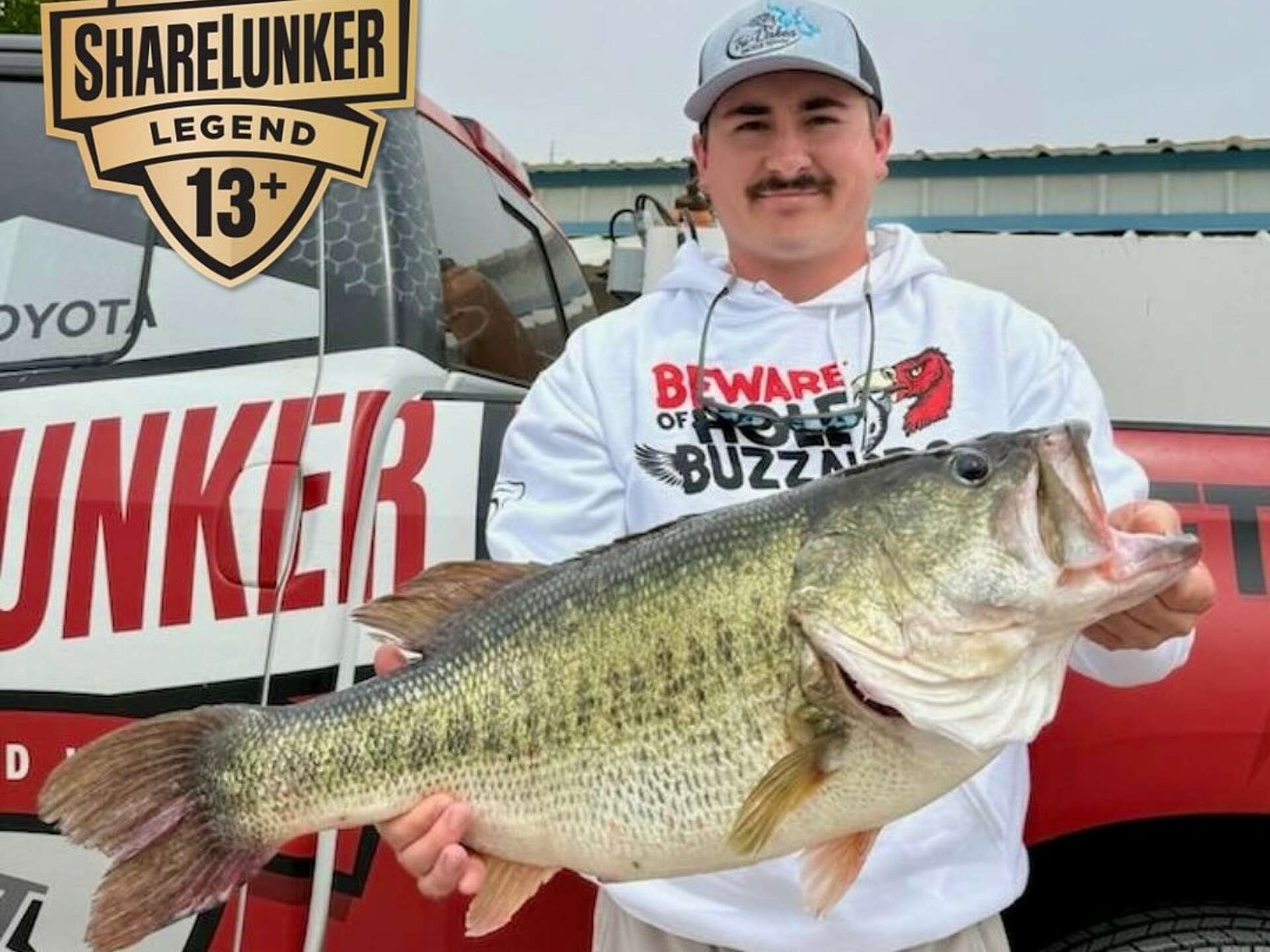Jaw-dropping bass sets a new record in Texas