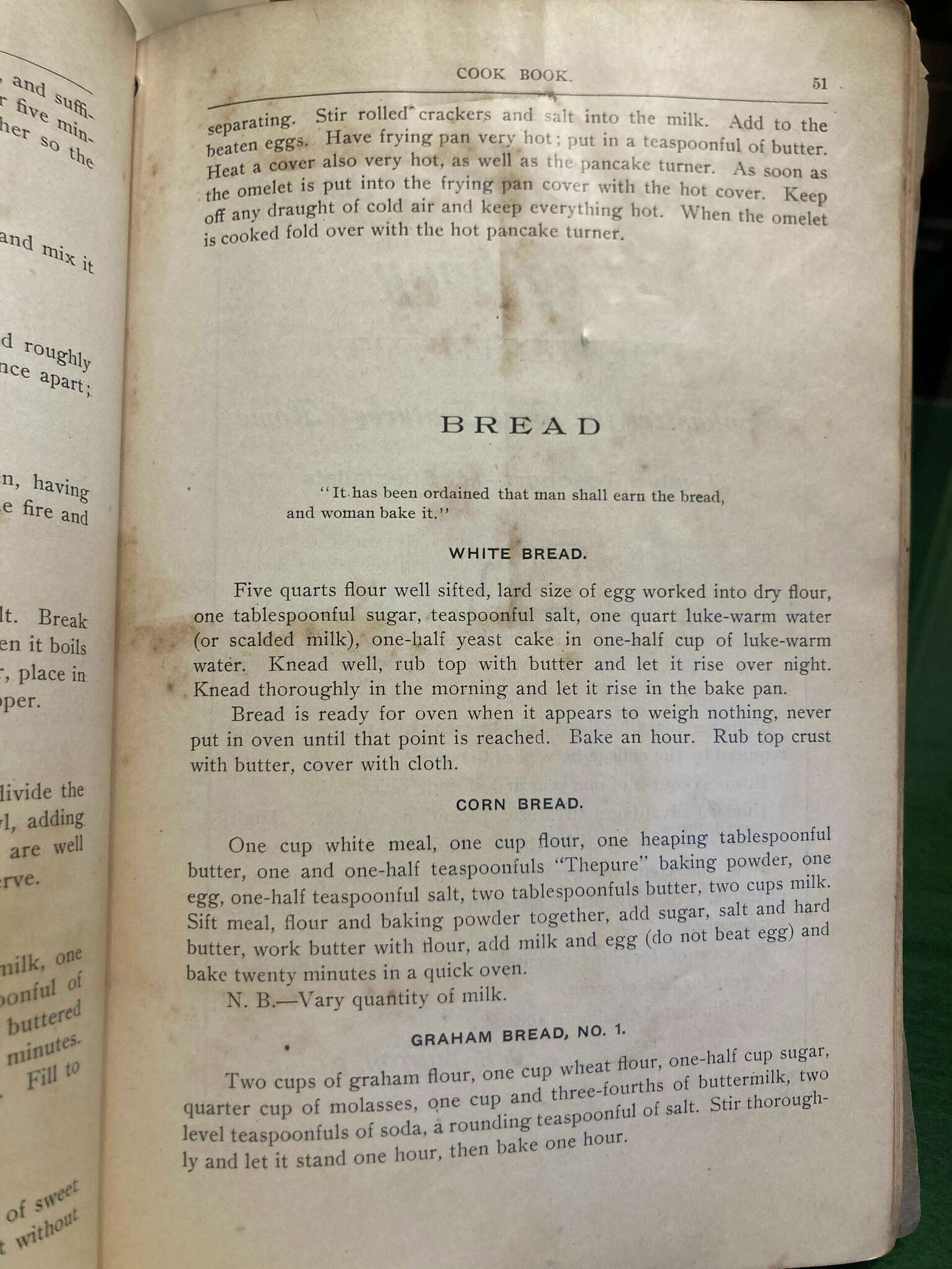 For Troy food historian, bread is unchronicled stuff of lives past