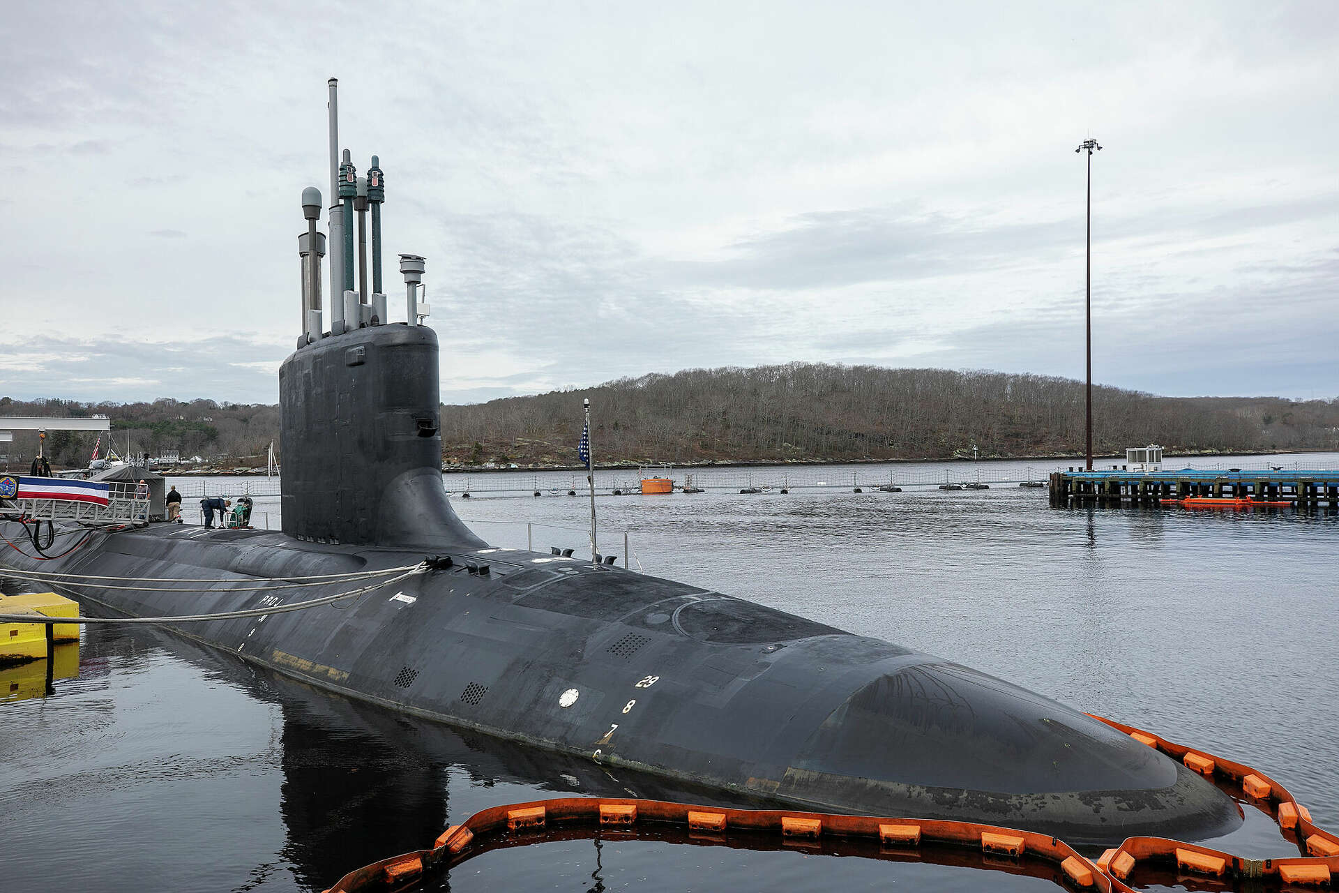 The Navy's newest submarine, the USS Iowa built in CT, ready for duty