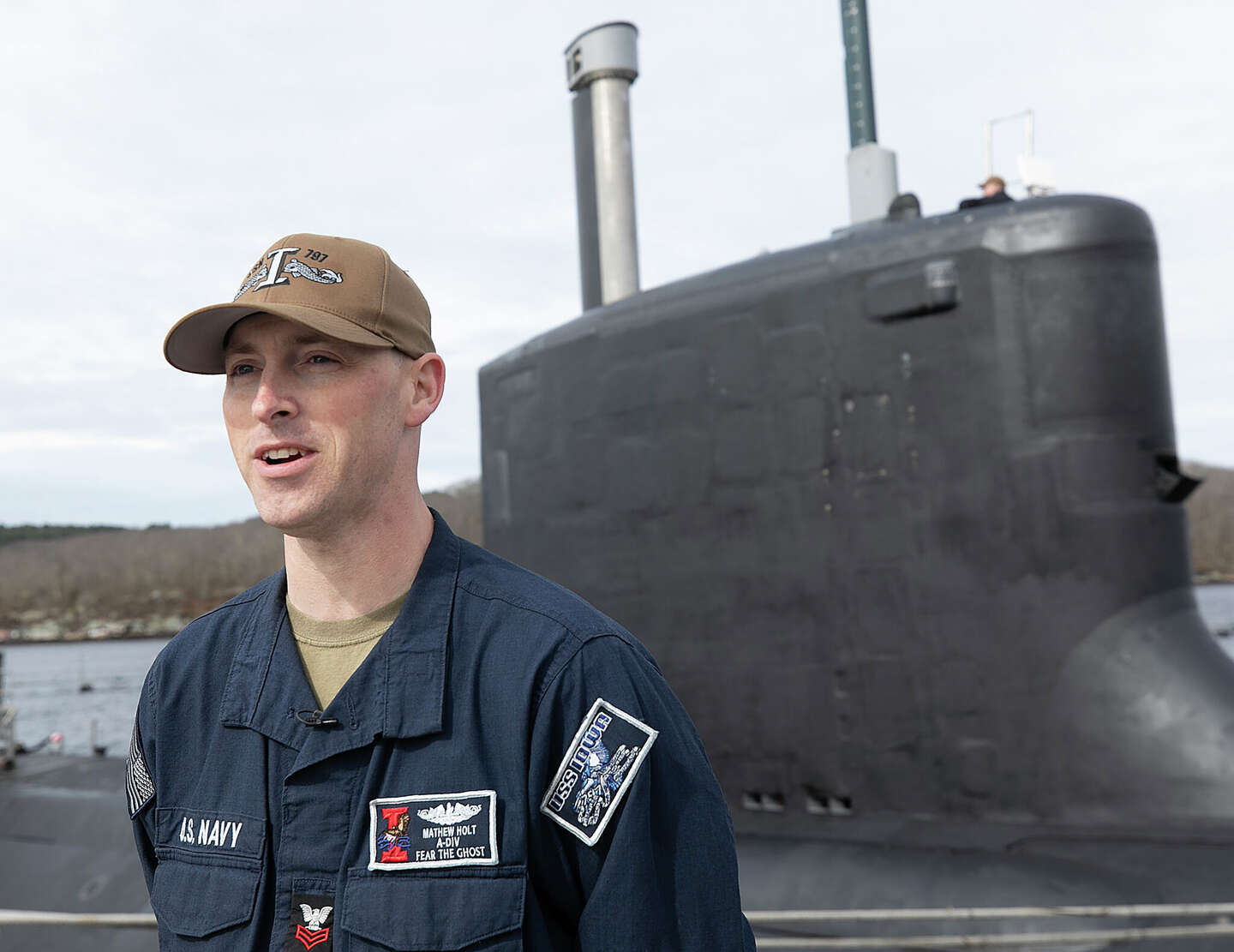 The Navy's newest submarine, the USS Iowa built in CT, ready for duty