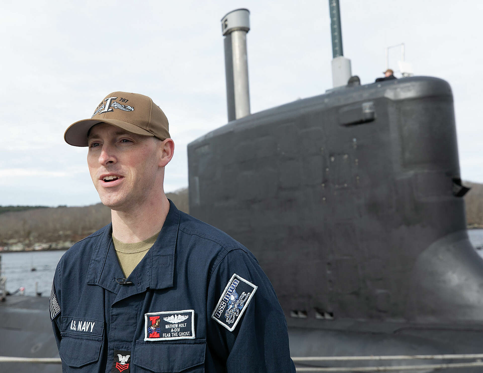 The Navy's newest submarine, the USS Iowa built in CT, ready for duty