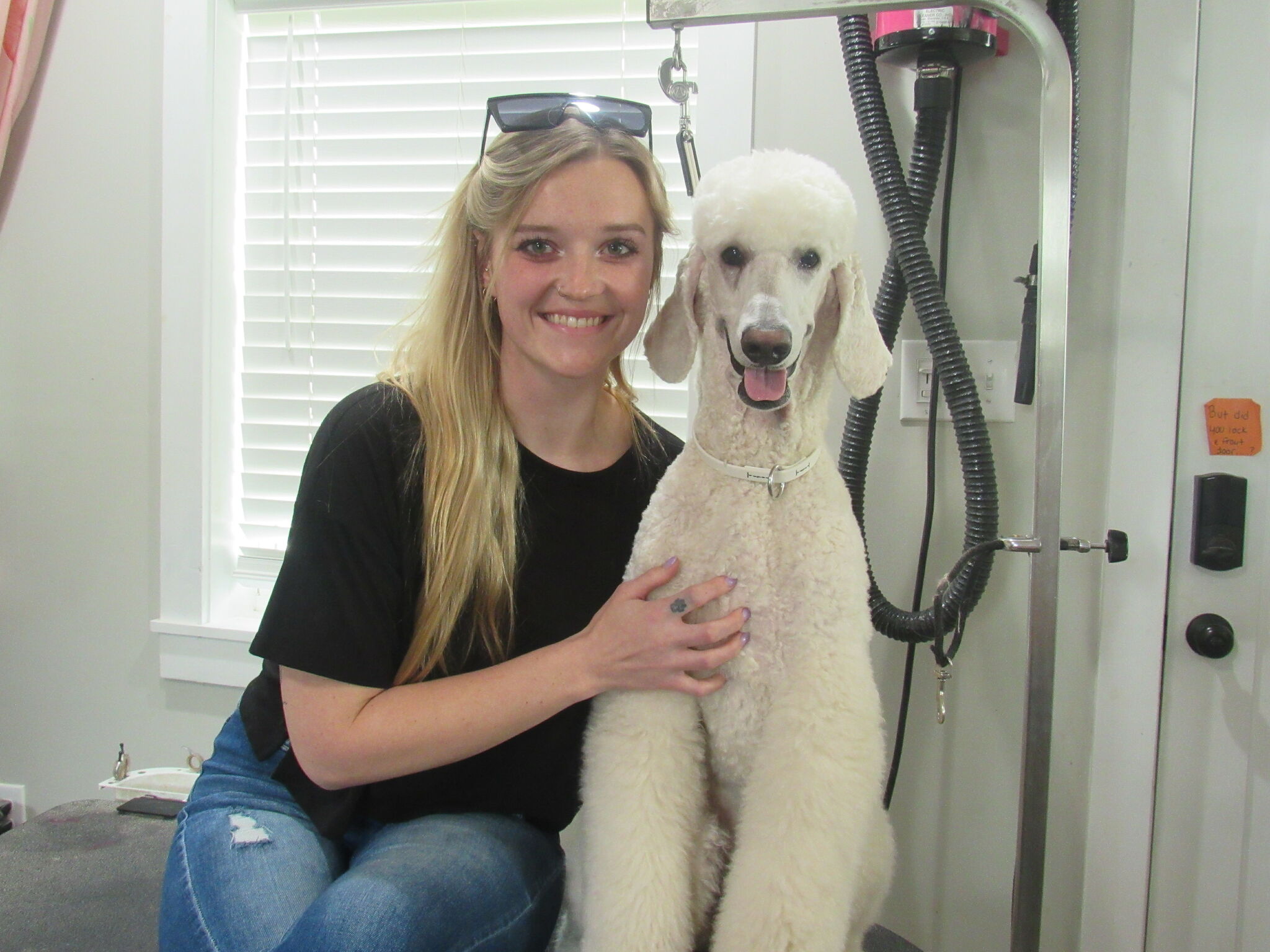 Amber Dyer expands Peachy Paws dog grooming in Godfrey