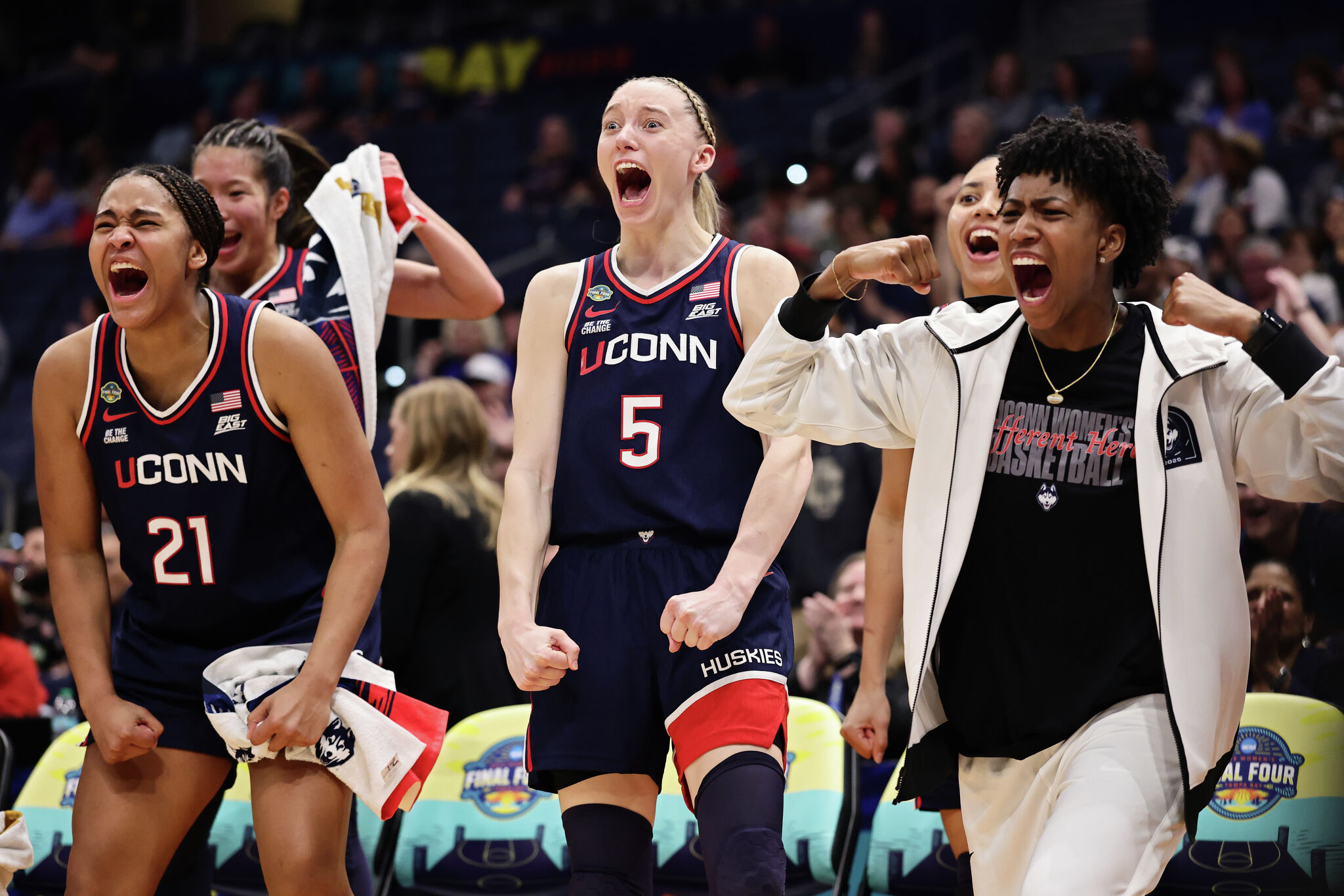 Recap: UConn women's basketball defeats UCLA in Final Four