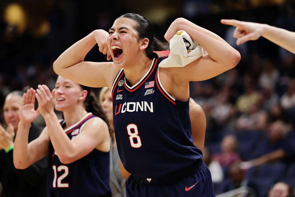 UConn center Jana El Alfy stands tall on Final Four stage