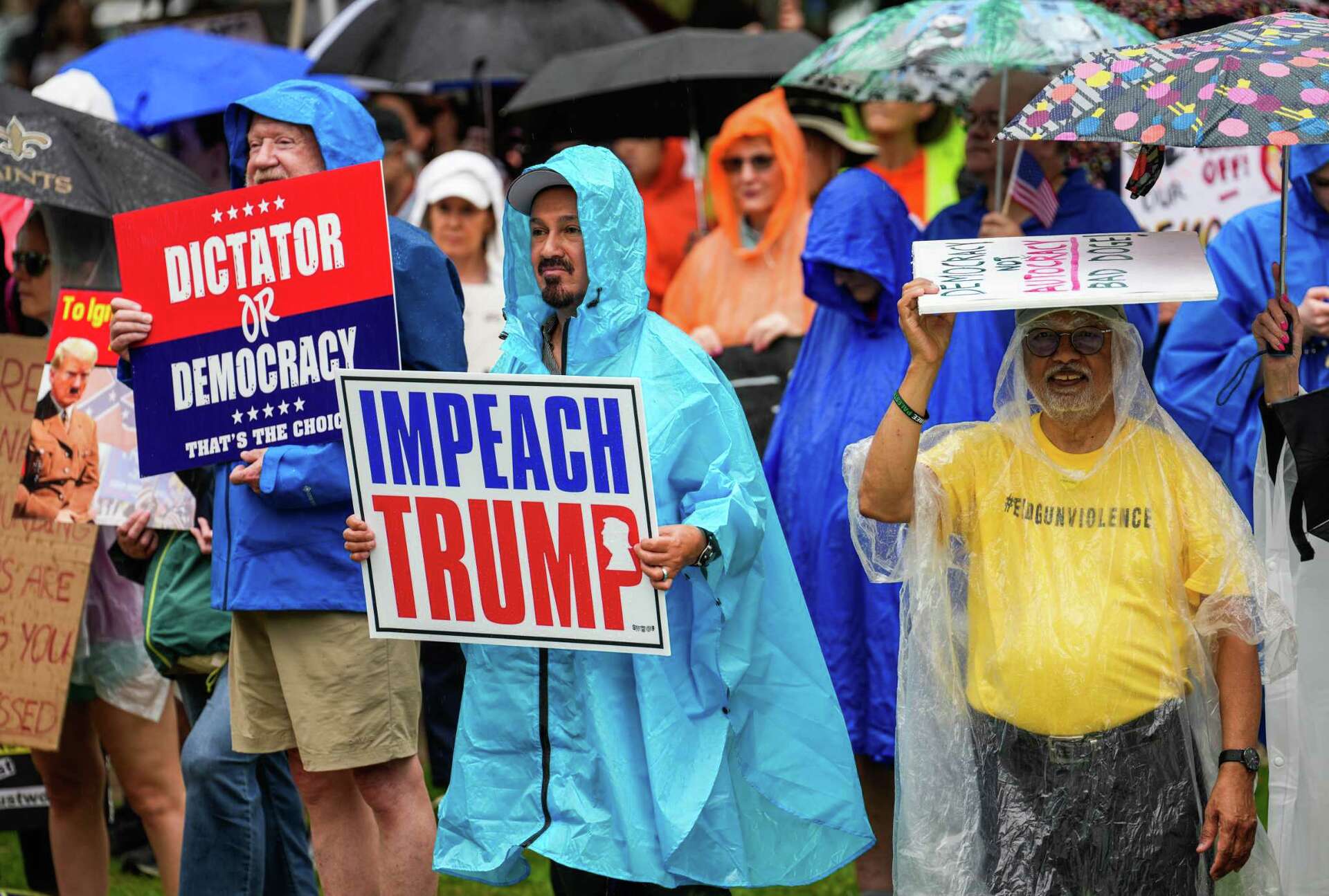 Hands Off! Thousands of protesters descend on City Hall