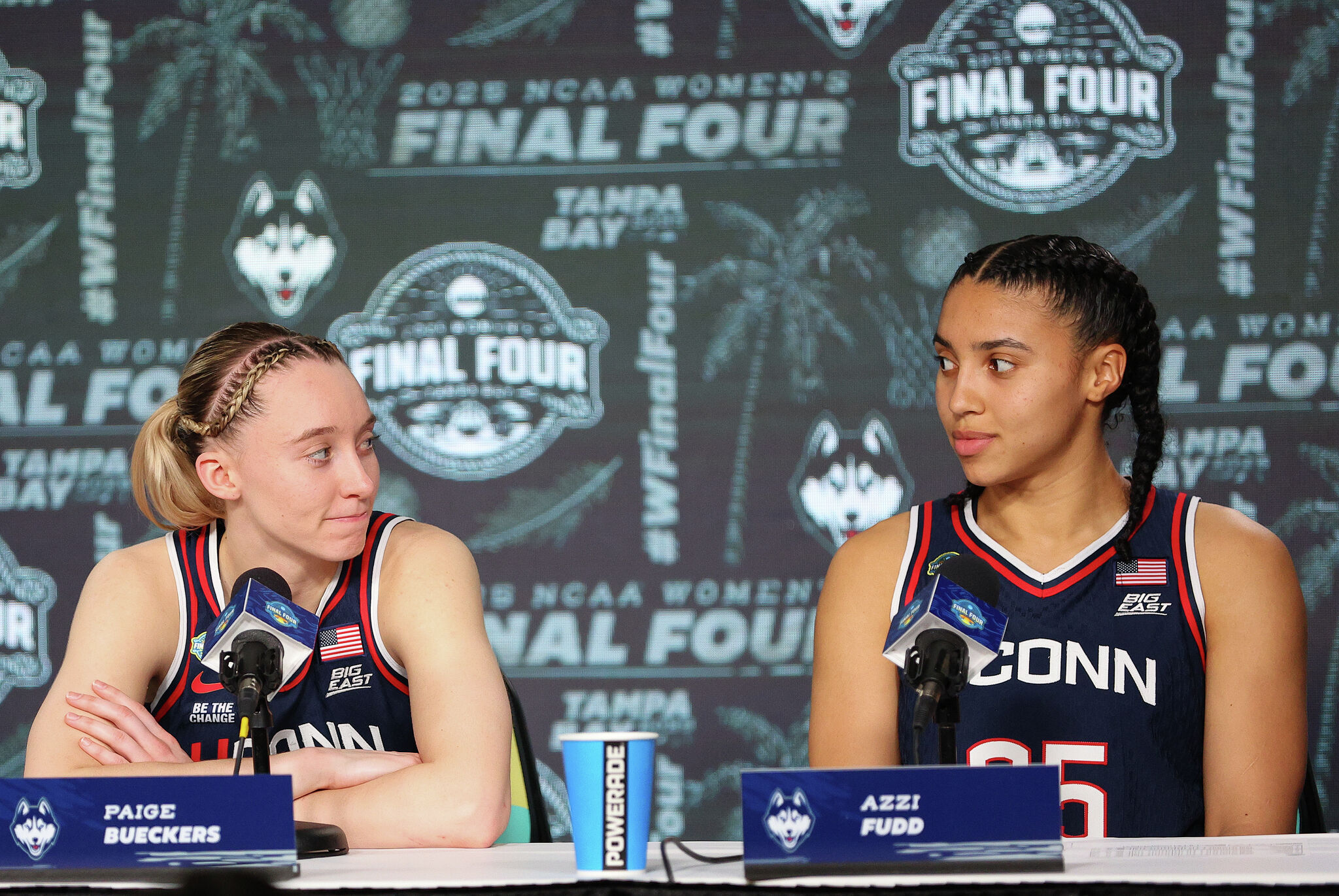 Best friends Paige Bueckers, Azzi Fudd have one last game together
