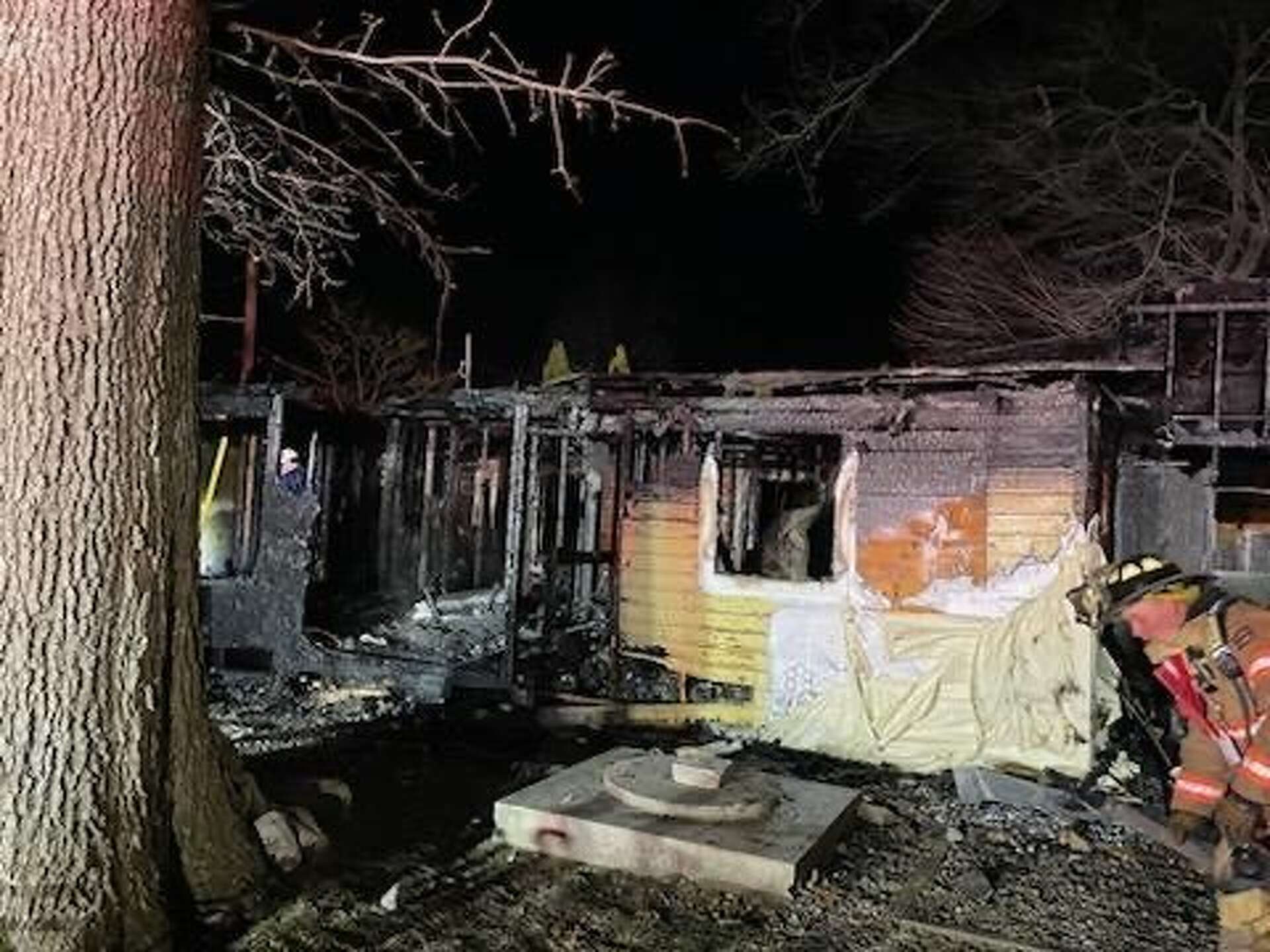 Overnight fire destroys home in West Suffield, chief says