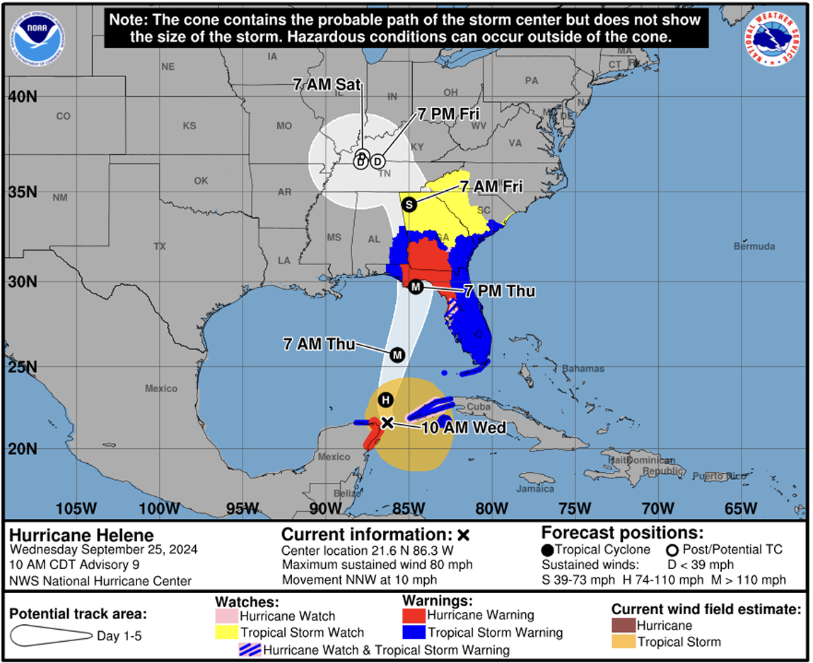 New hurricane forecast cone and heat alerts: What’s changing in 2025