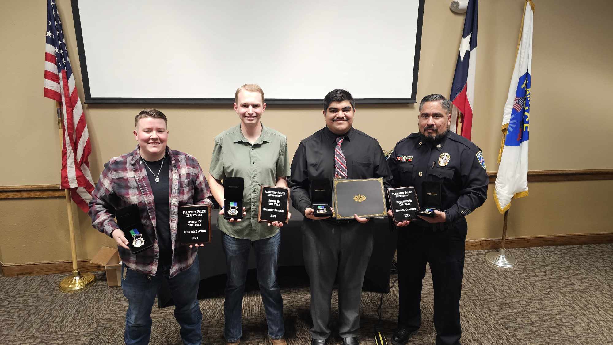 Plainview Police Department recognizes several officers during annual
