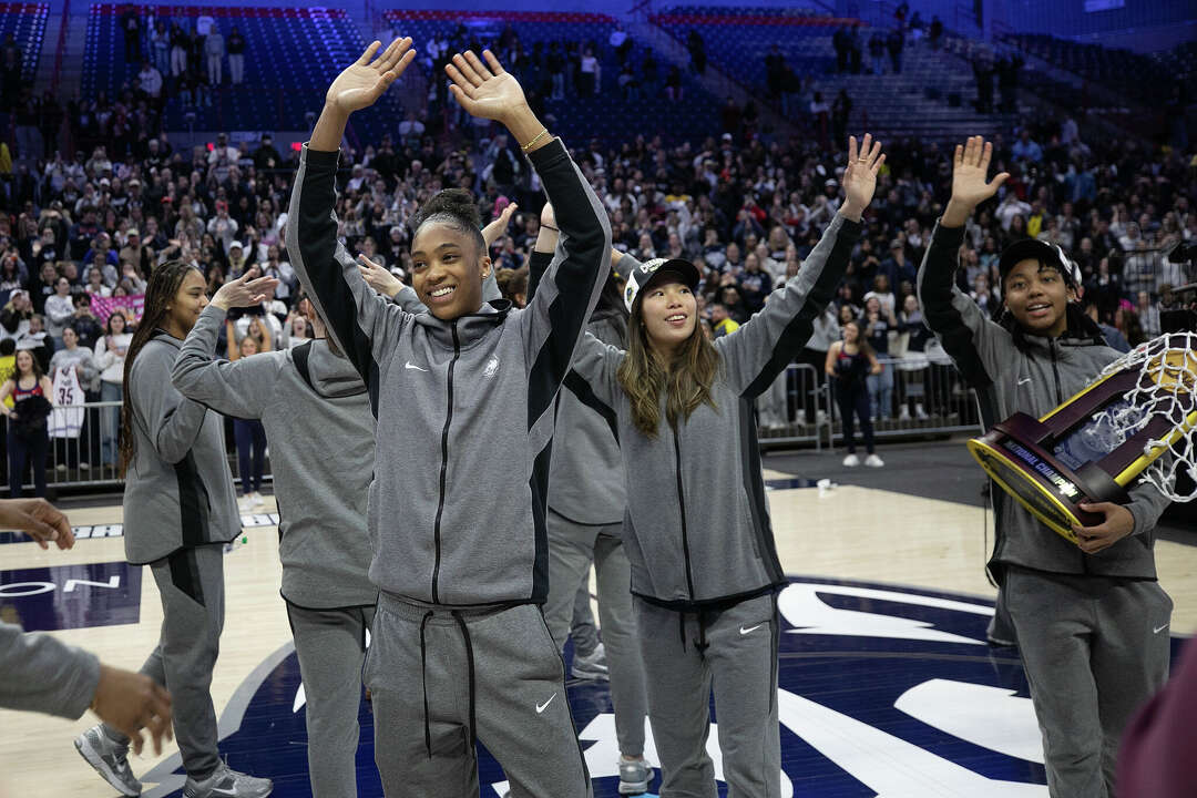 UConn women's basketball celebration: Social media reacts