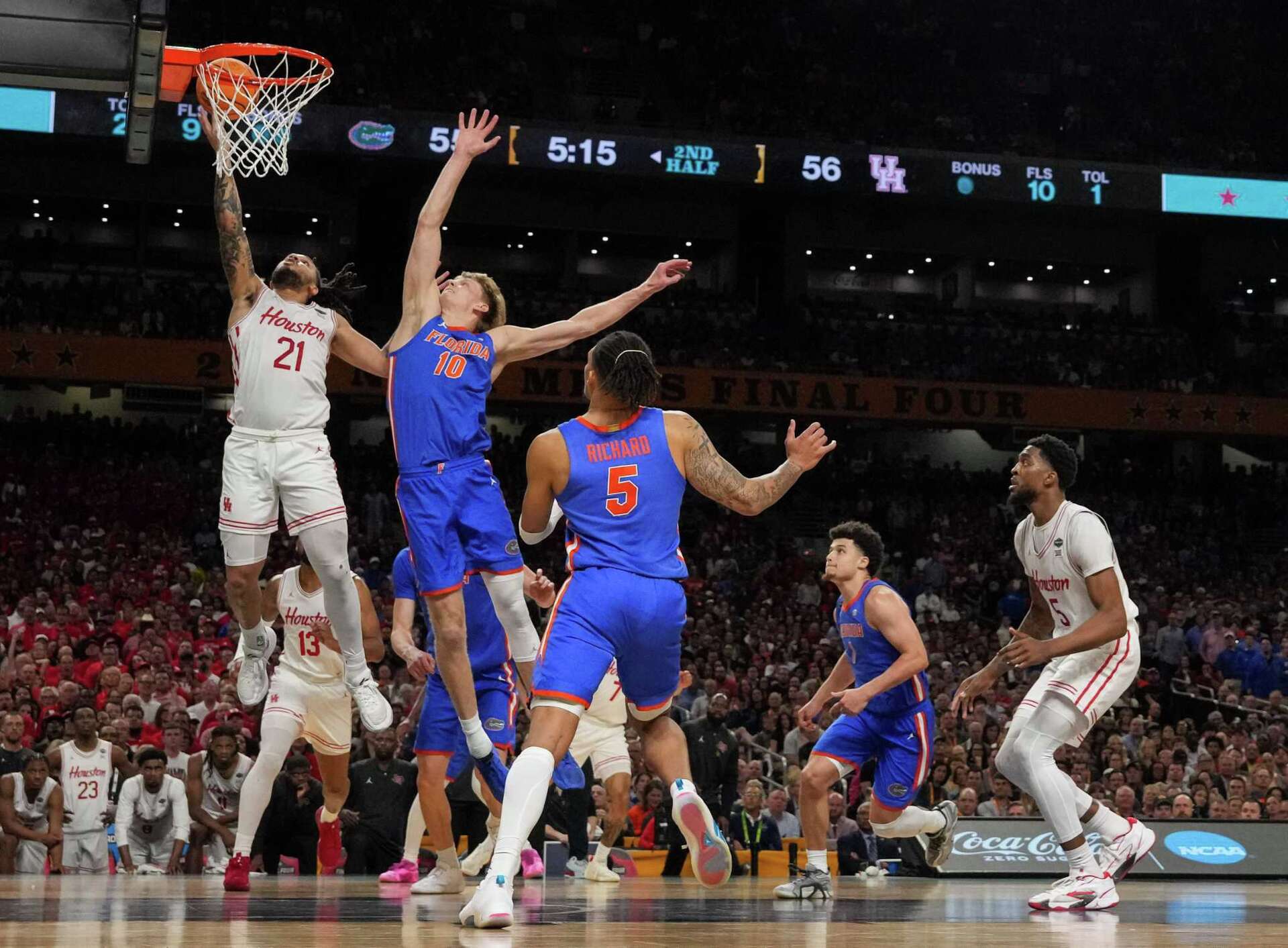 What Emanuel Sharp, Houston was looking for on final play vs. Florida