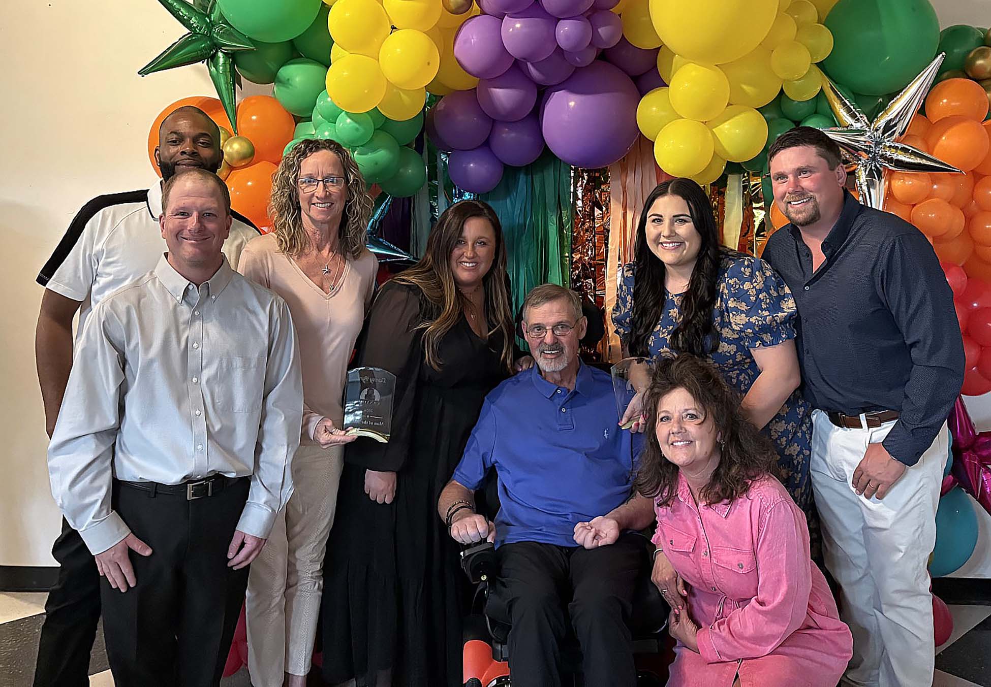Danny Byrd receives Canyon Chamber of Commerce Man of the Year