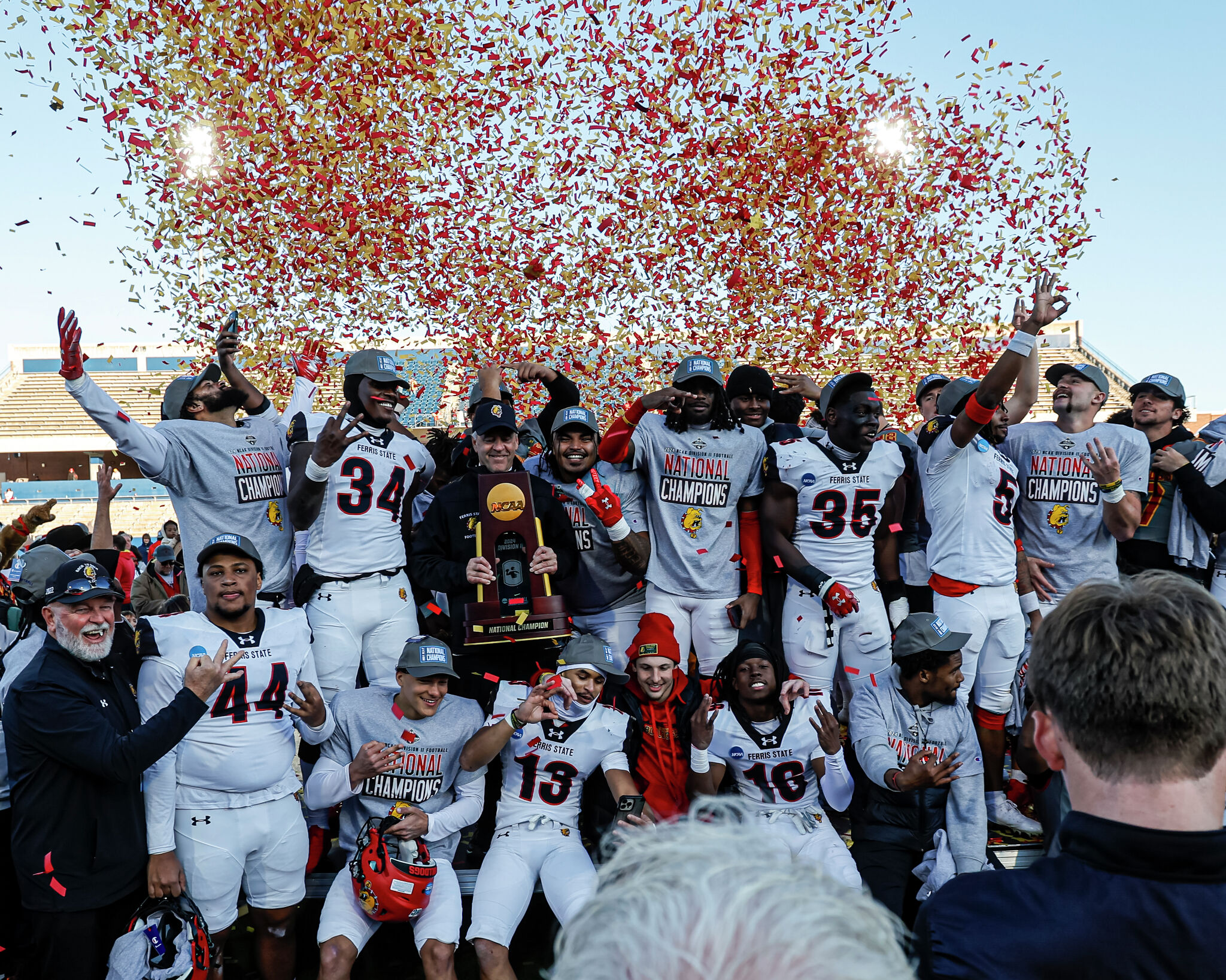 Ferris State hosts parade for NCAA championship team in Big Rapids