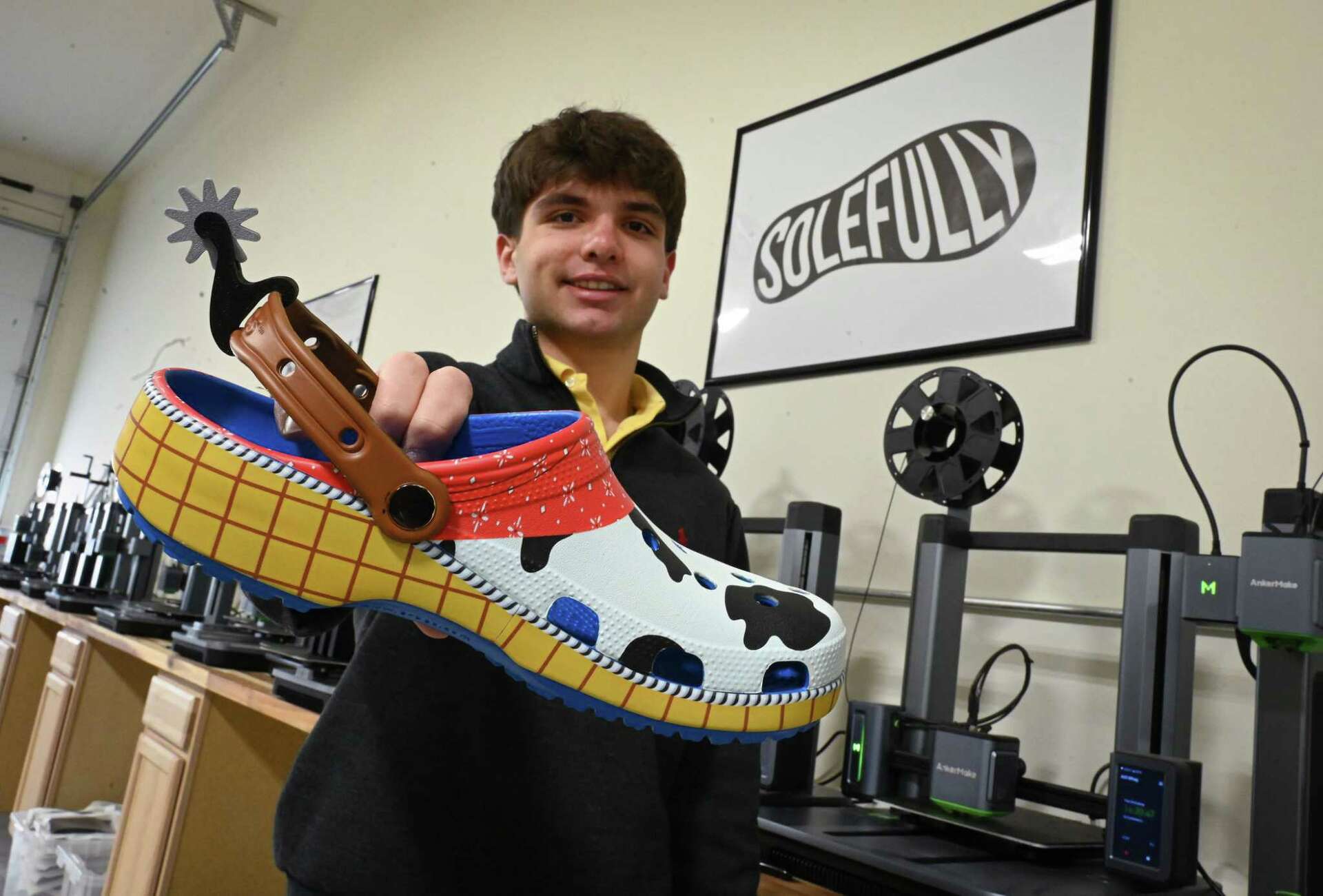 Clifton Park teen builds business with 3D-printed shoe accessories