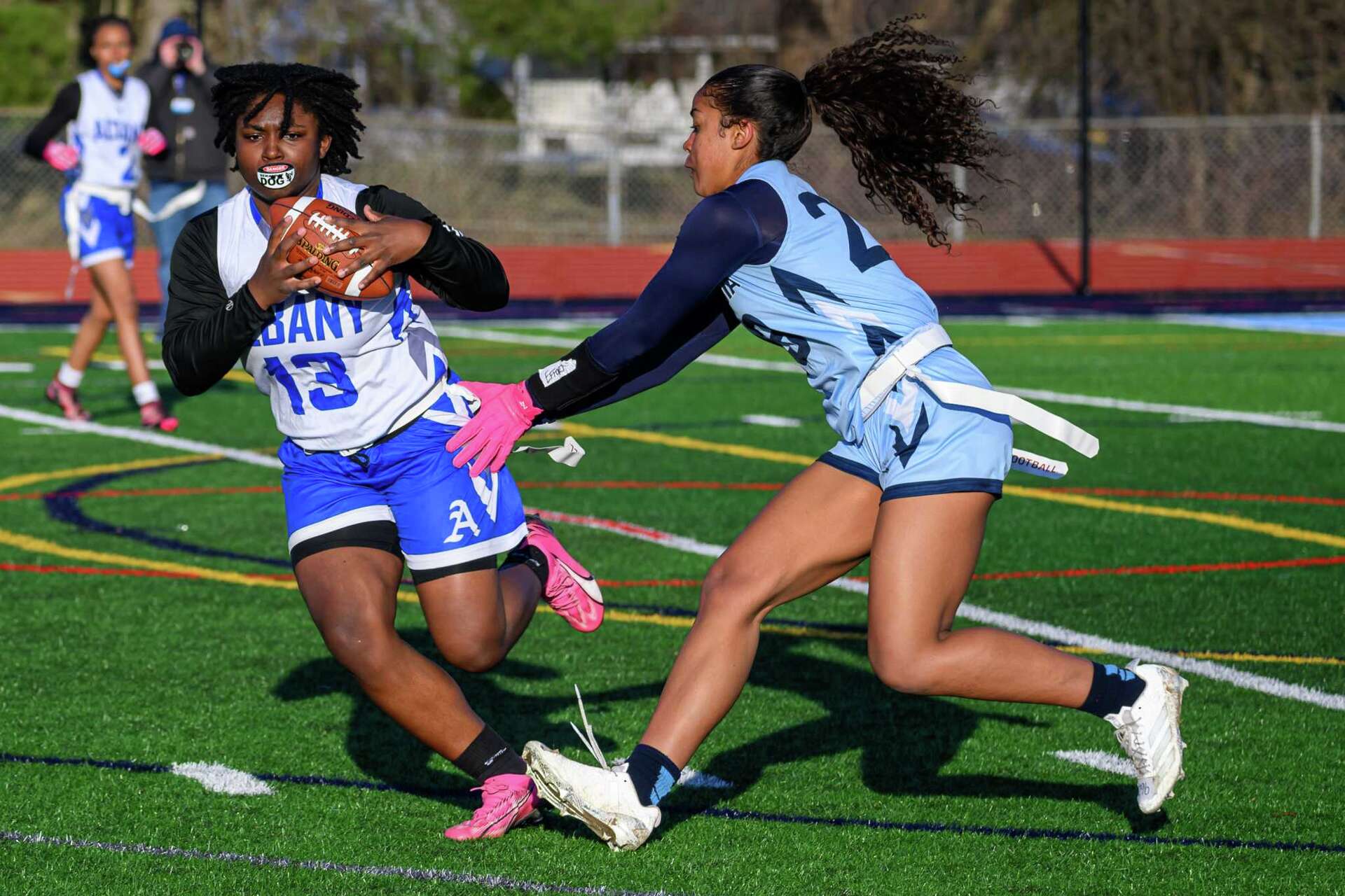 Columbia High School flag football stars lead Section II title defense
