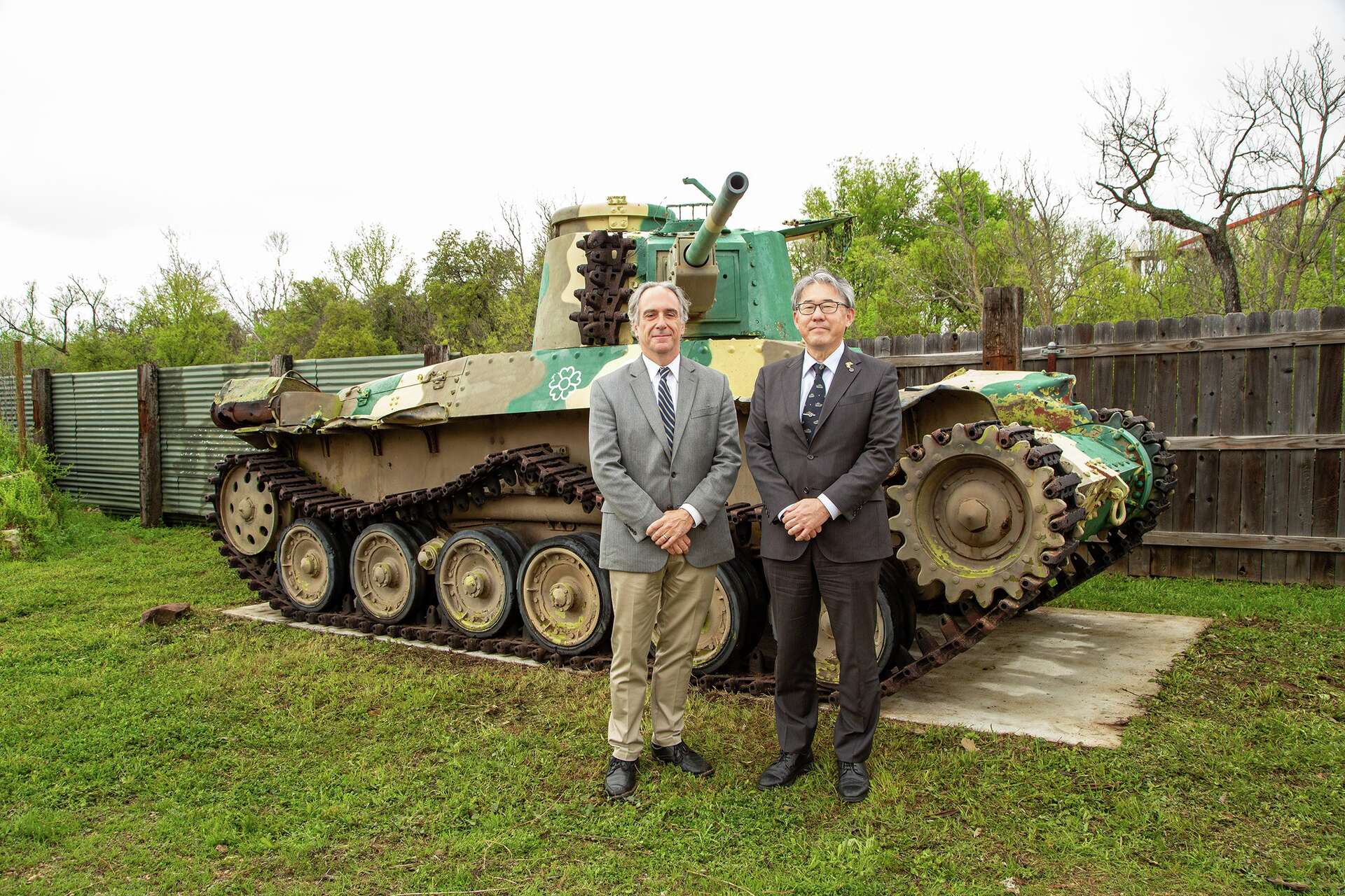Rare WWII-era tank makes return to Japan from Texas
