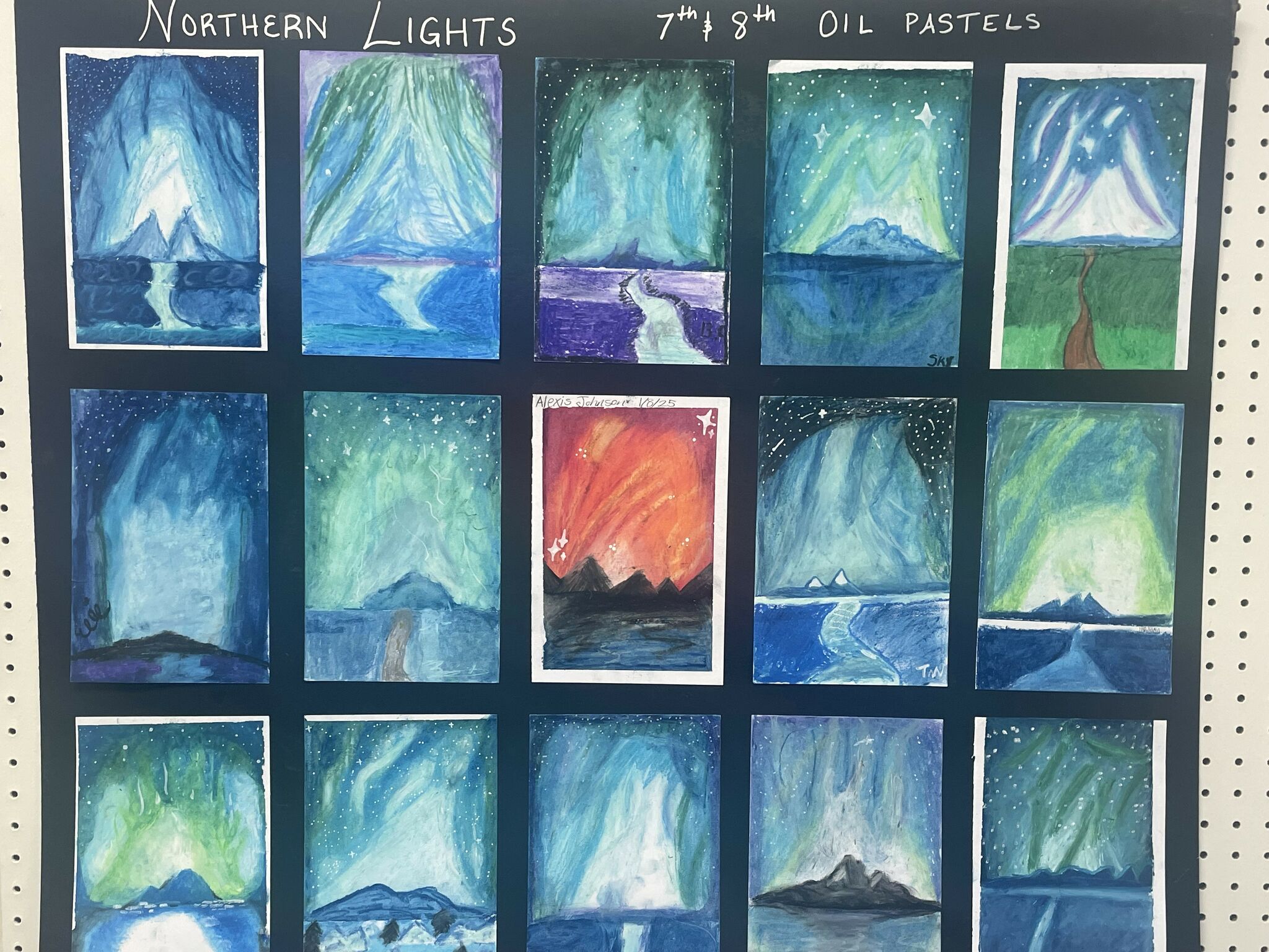 Brethren middle, high school students' art at Kaleva Art Gallery