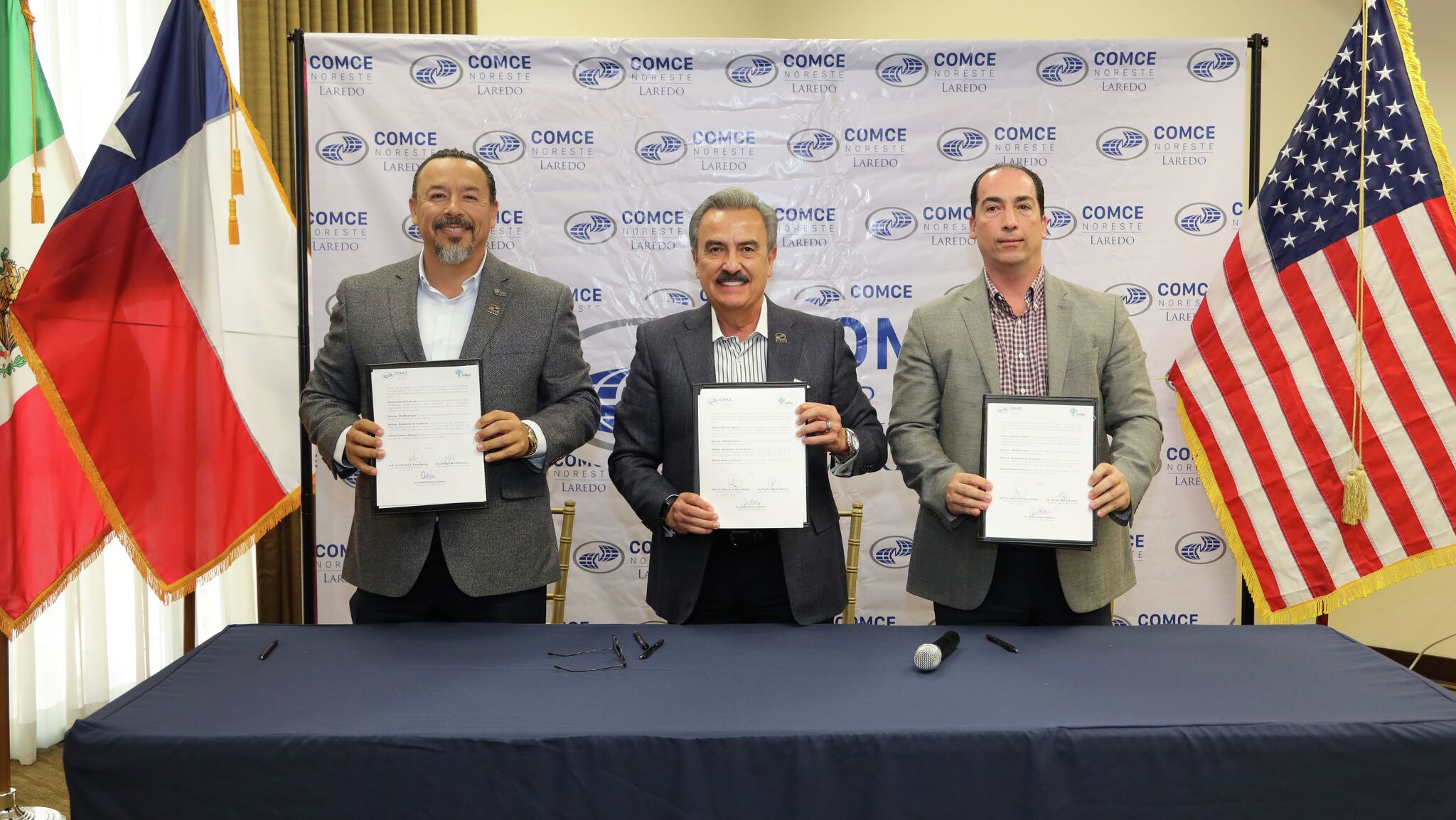 COMCE and INDEX Nuevo Laredo sign agreement to boost trade ties