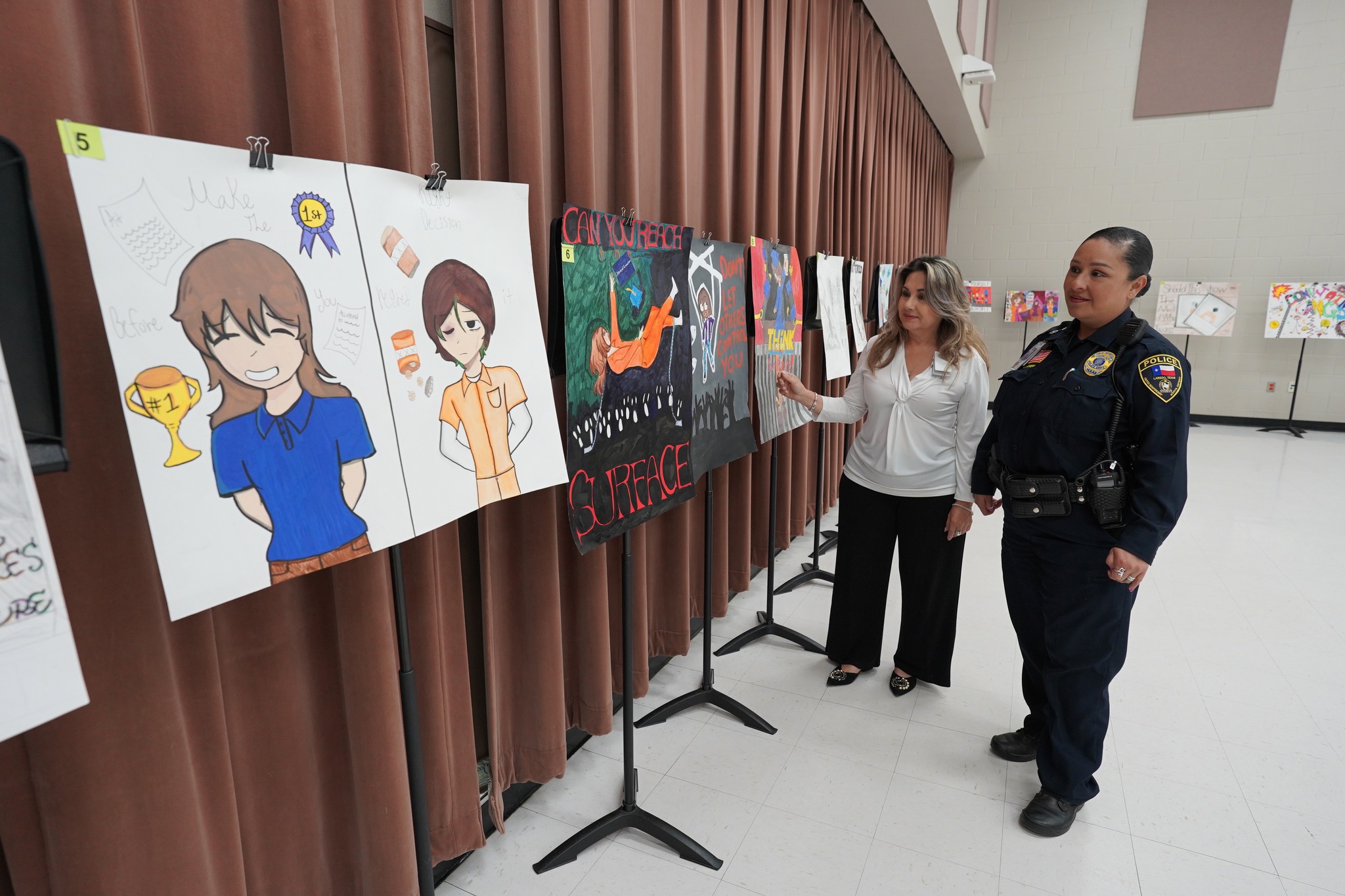 Laredo students use art to highlight dangers of gangs in competition