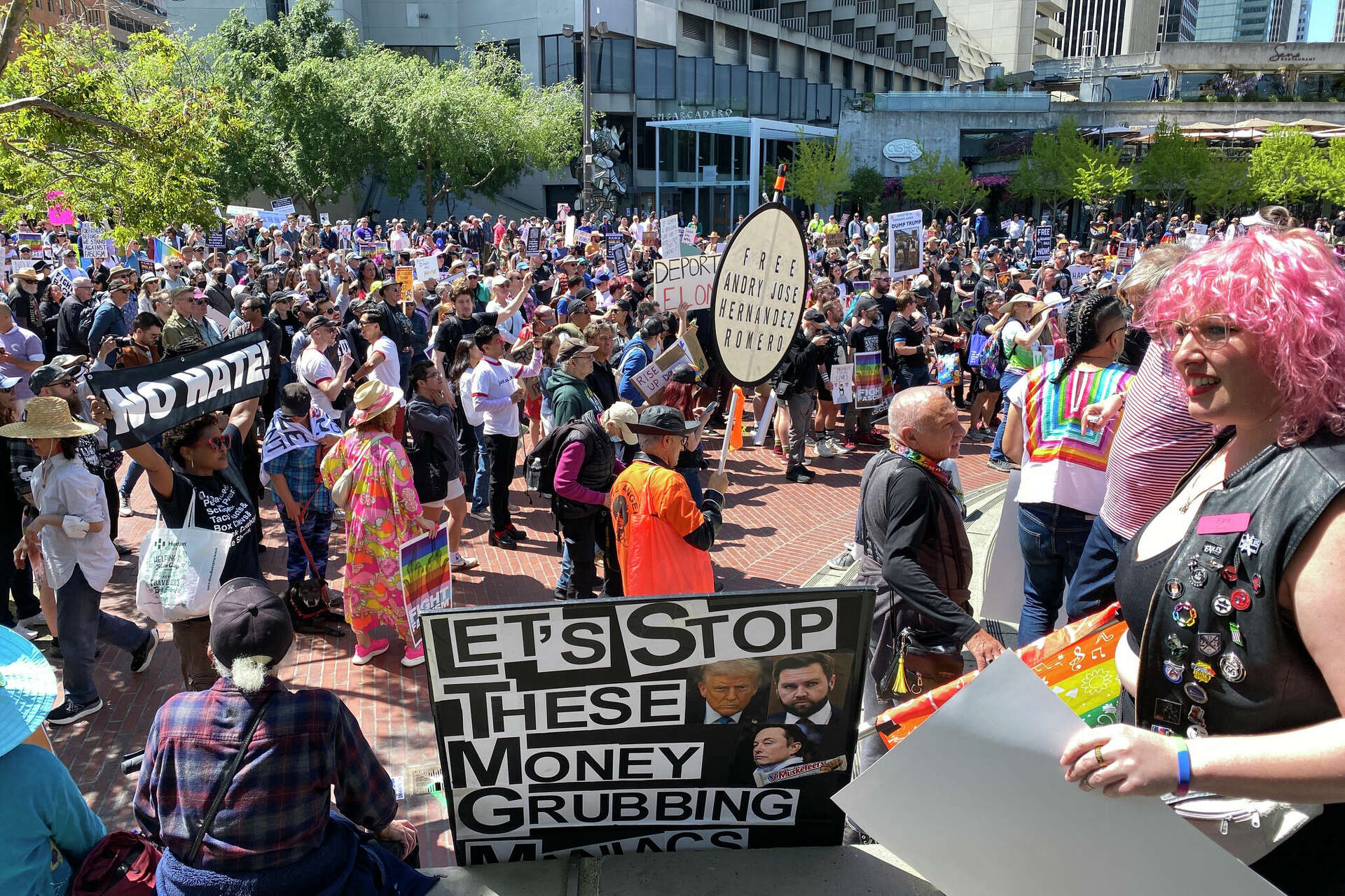 S.F. march unites drag queens, educators and immigrants to defy Trump