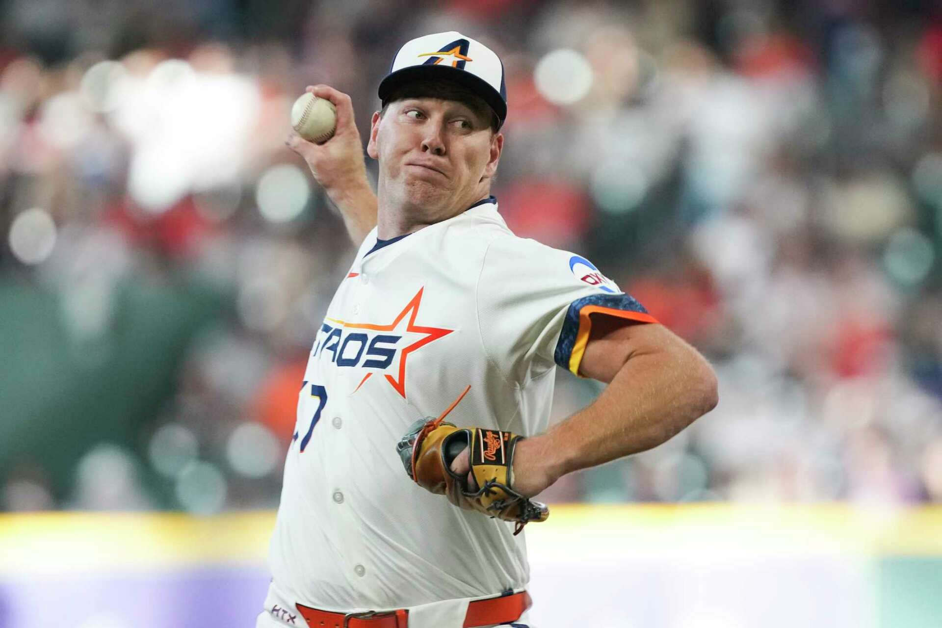 Houston Astros pitcher Ryan Gusto settles down after rough start